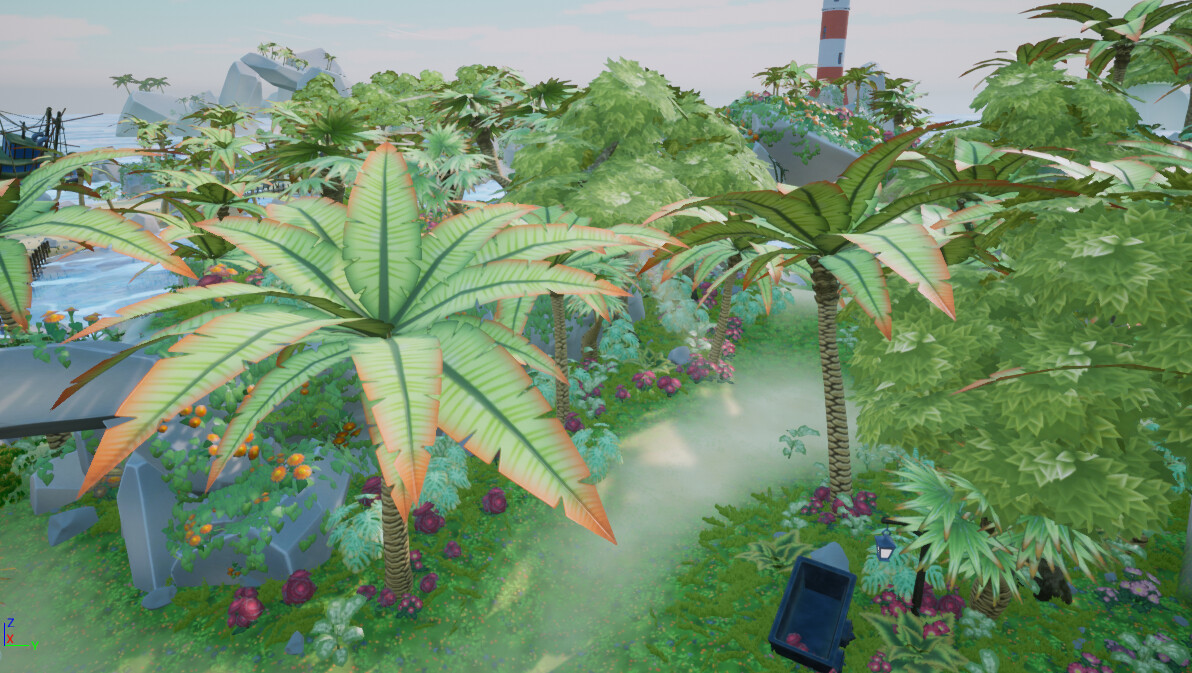 Naomi J. - Palm trees and plants ~ Axo