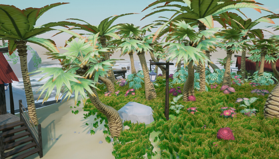 Naomi J. - Palm trees and plants ~ Axo