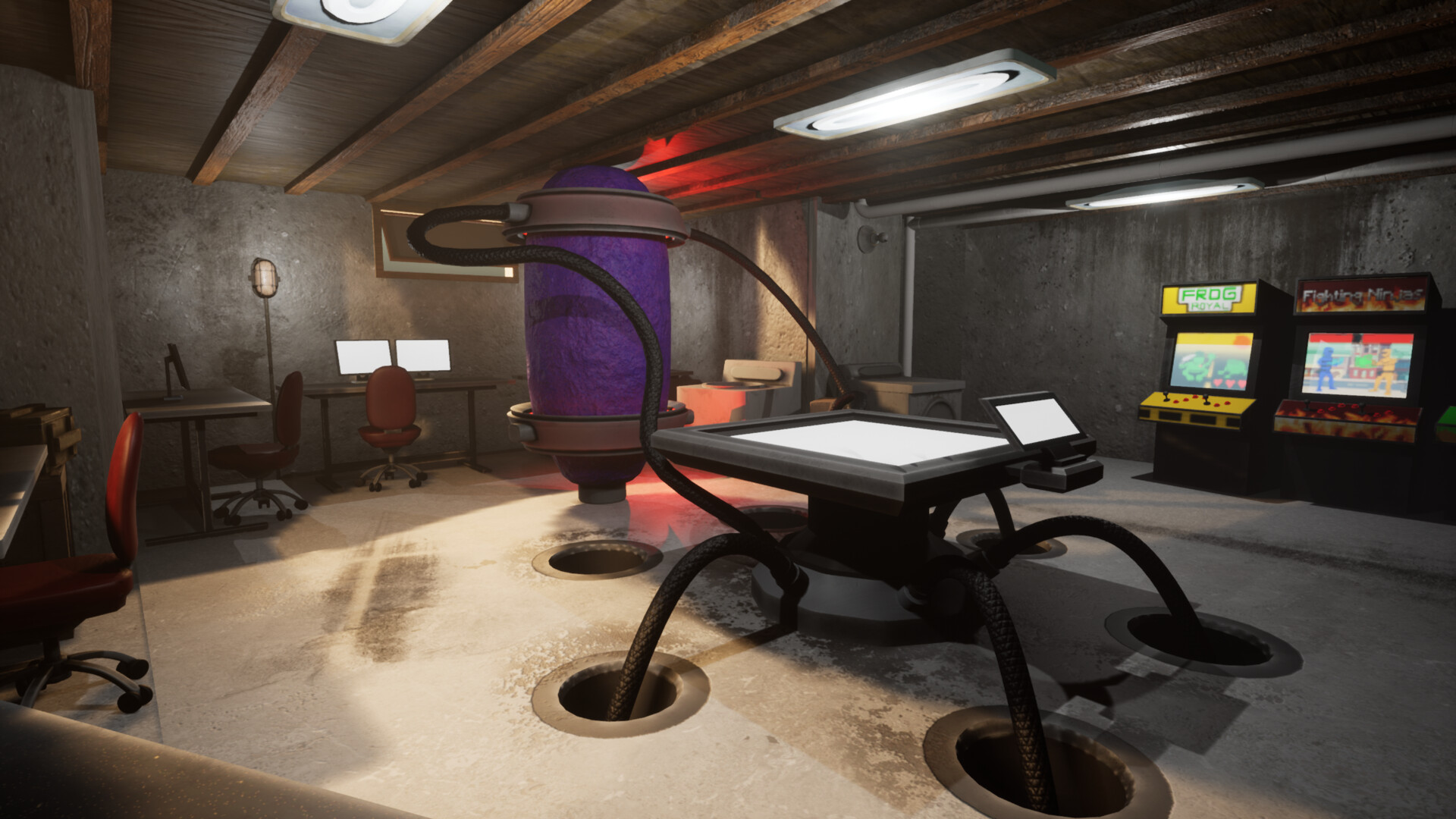 ArtStation - Alien Egg in Technological Basement