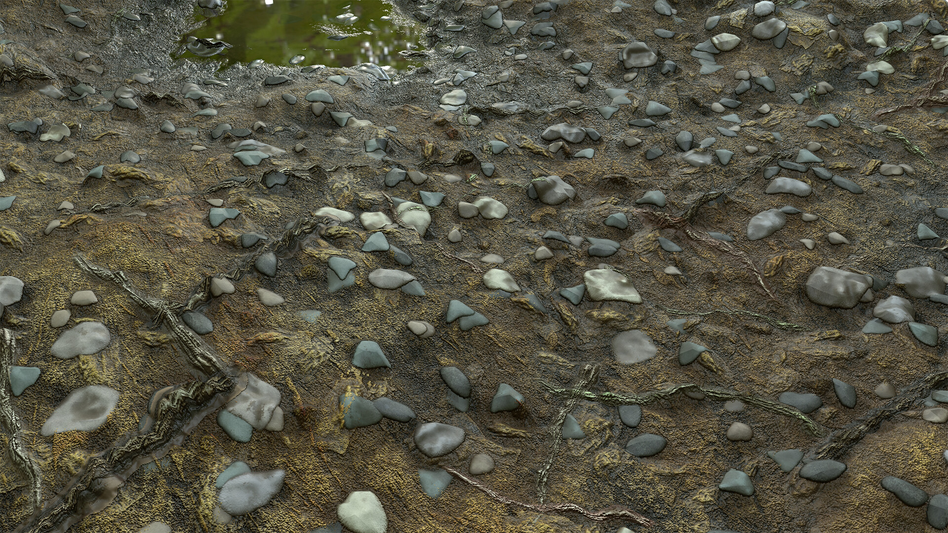 ArtStation - Muddy Forest Ground Material