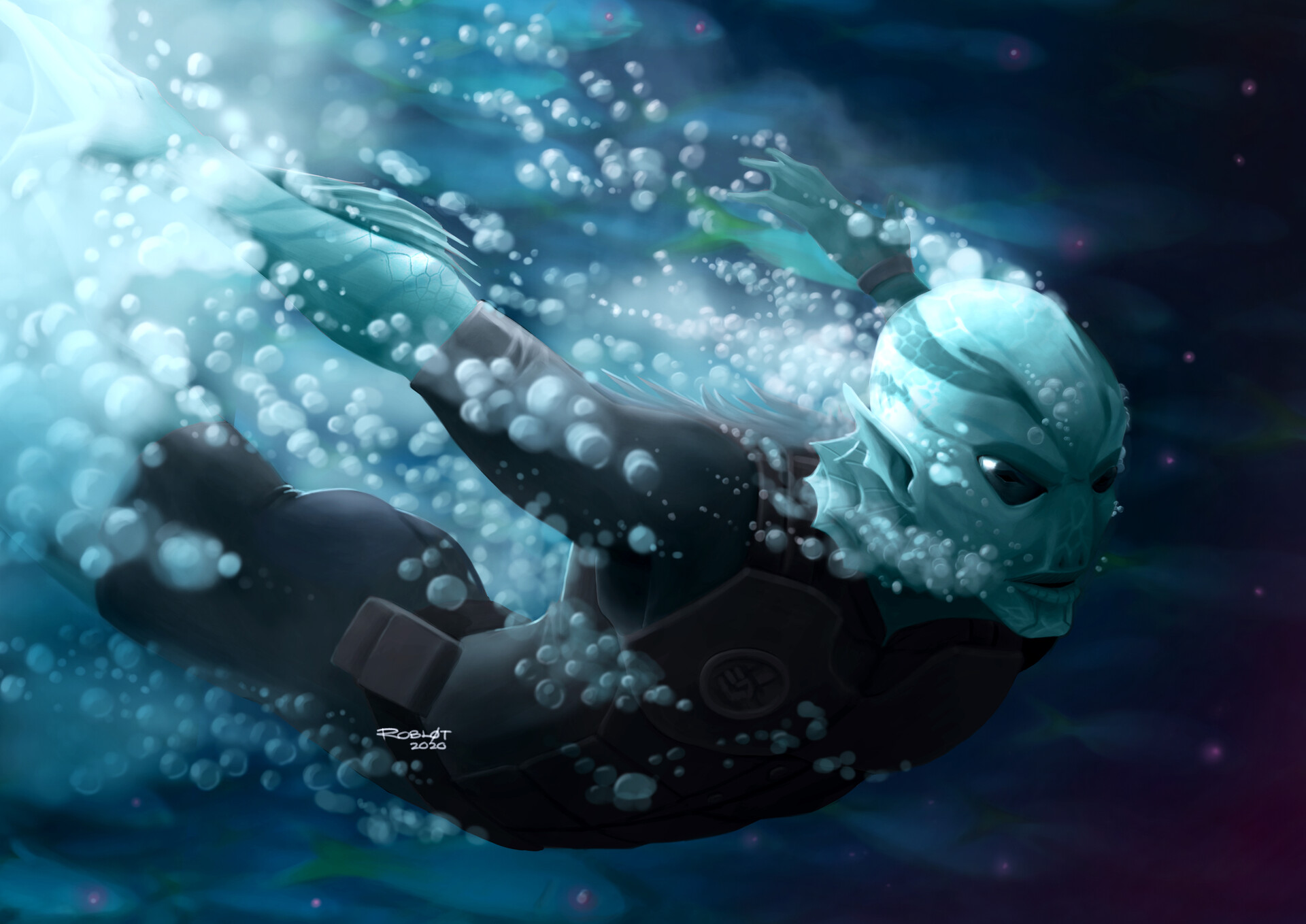 ArtStation - Hellboy Fanart - Abe Sapien