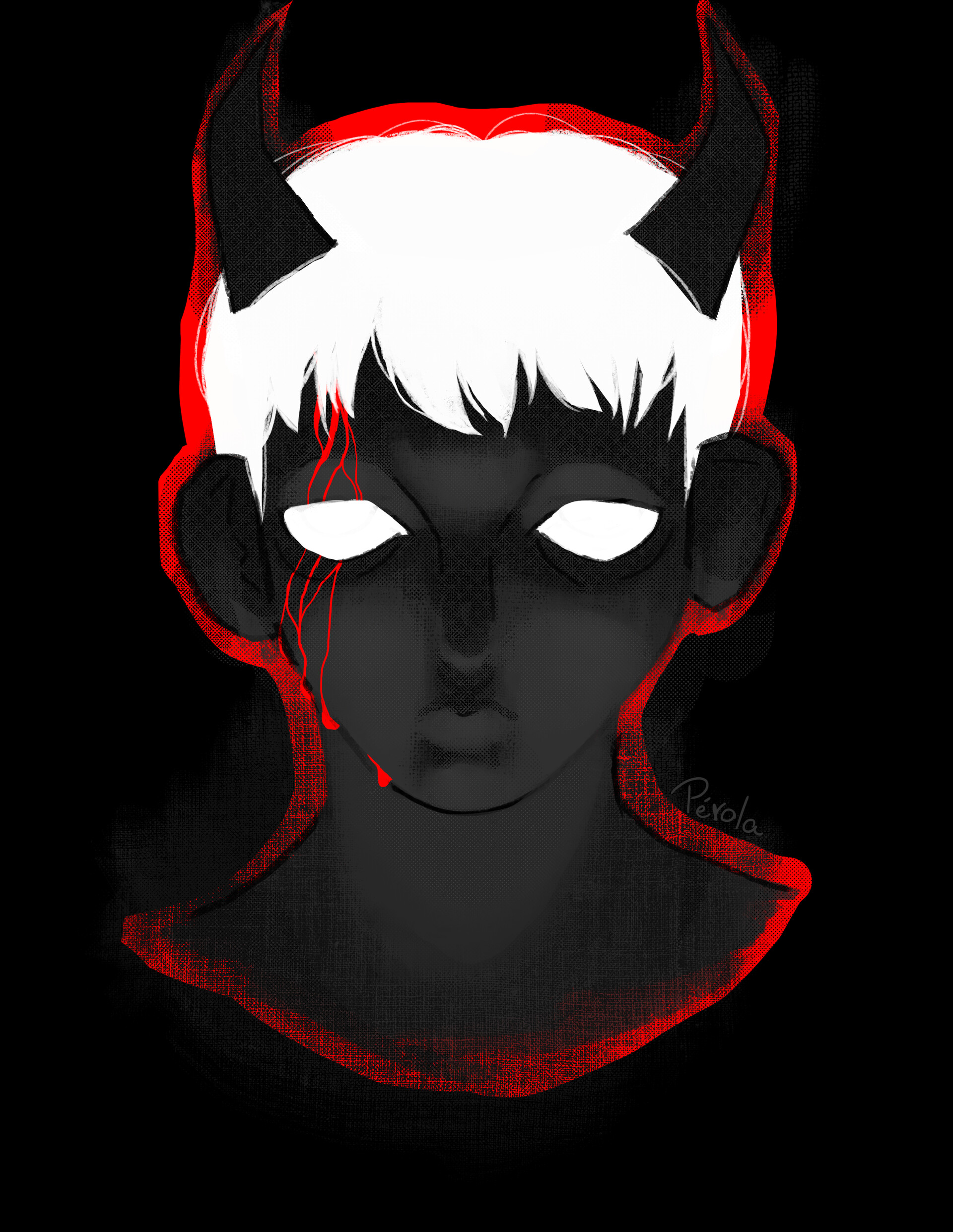 ArtStation - Demon Boy made by Pérola Barbosa