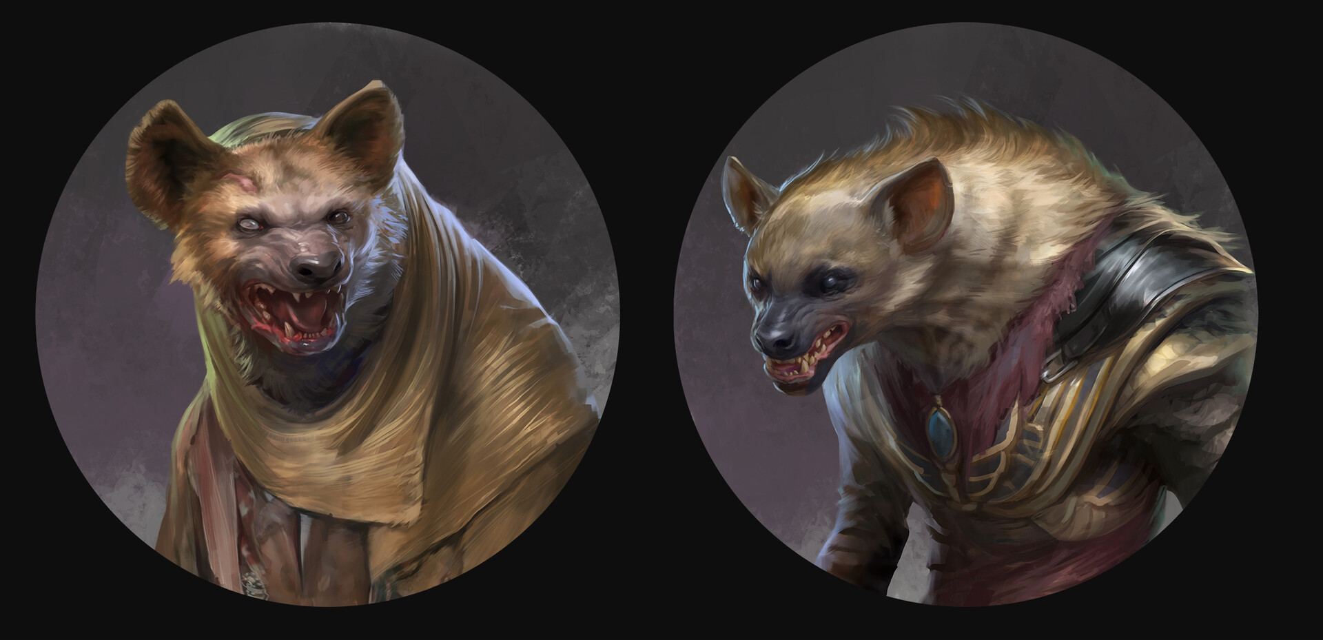 ArtStation - Gnoll Portraits