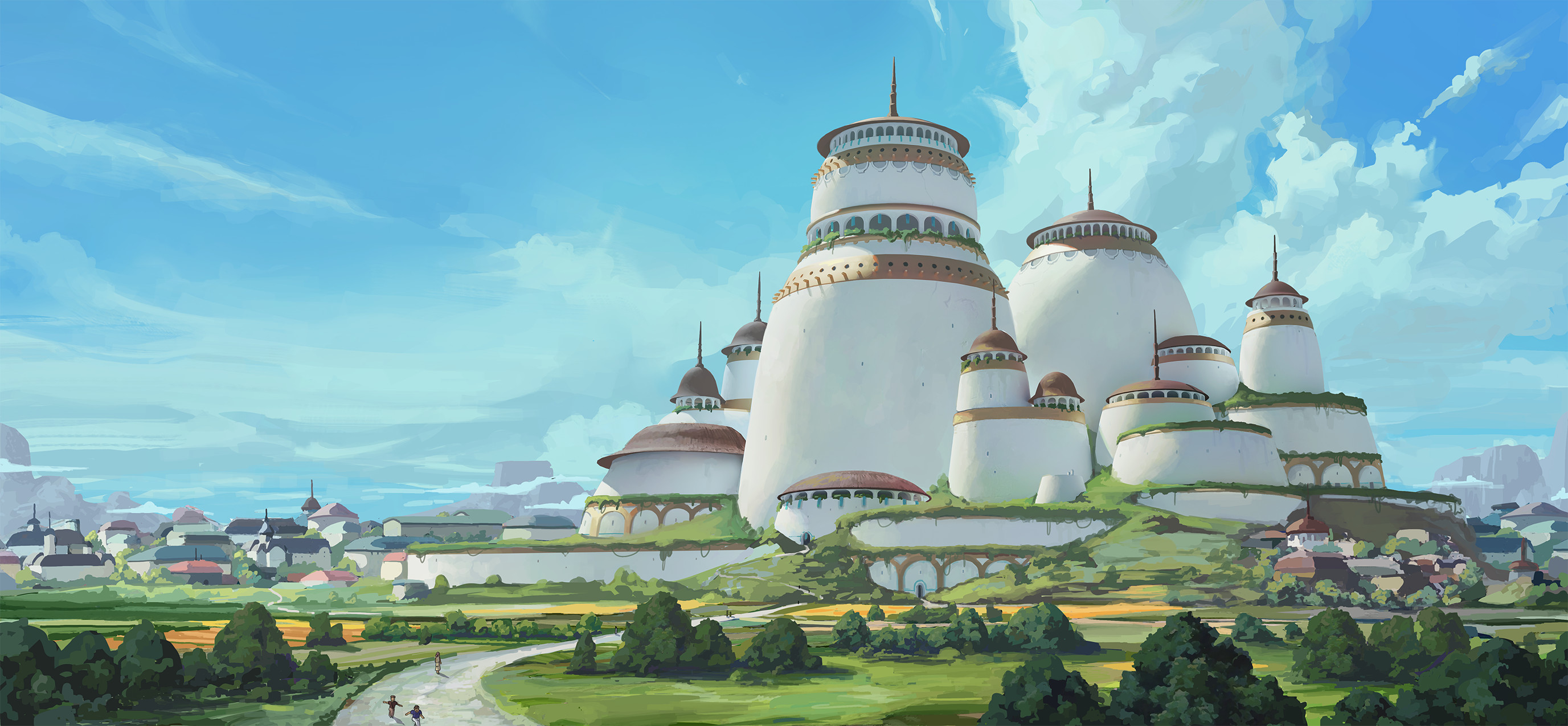 The Castle - Crochan Du, Cara Stratton : r/ImaginaryLandscapes