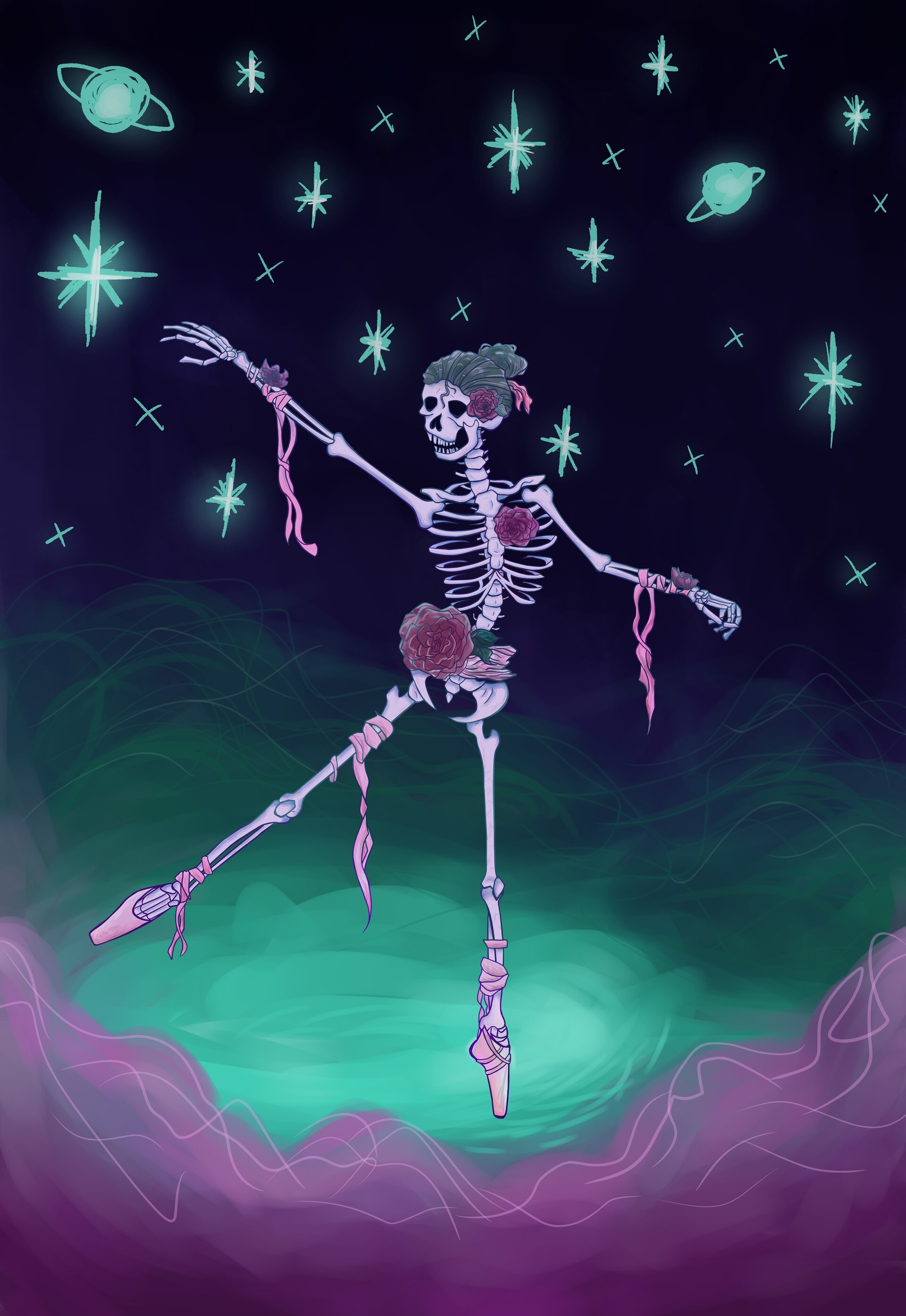 ArtStation - Bones in space