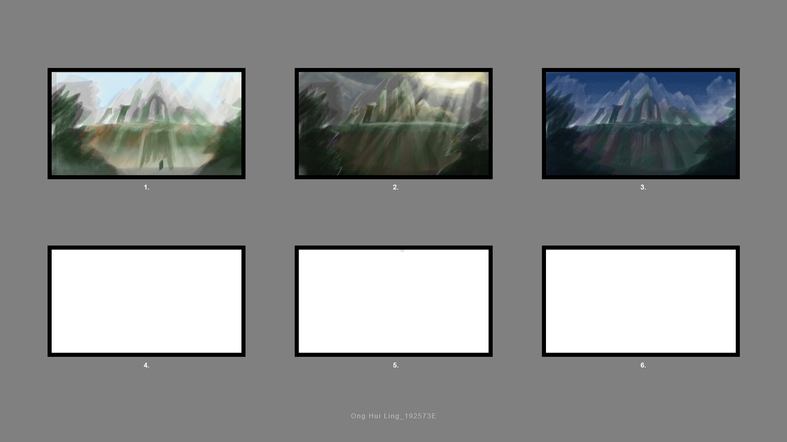 Hui Ling Ong - Peaceful Ruins Matte Painting