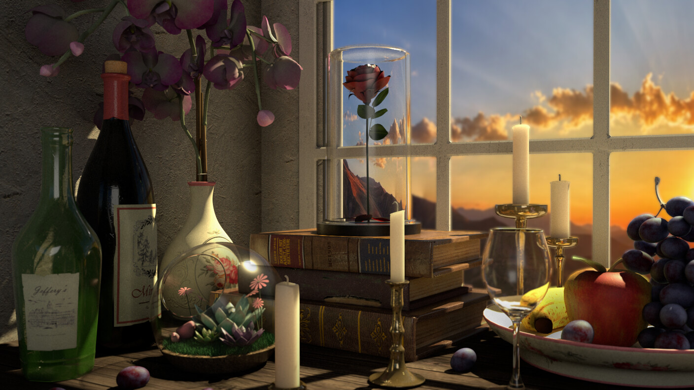 ArtStation - Still Life Render (Maya 2020, Vray)