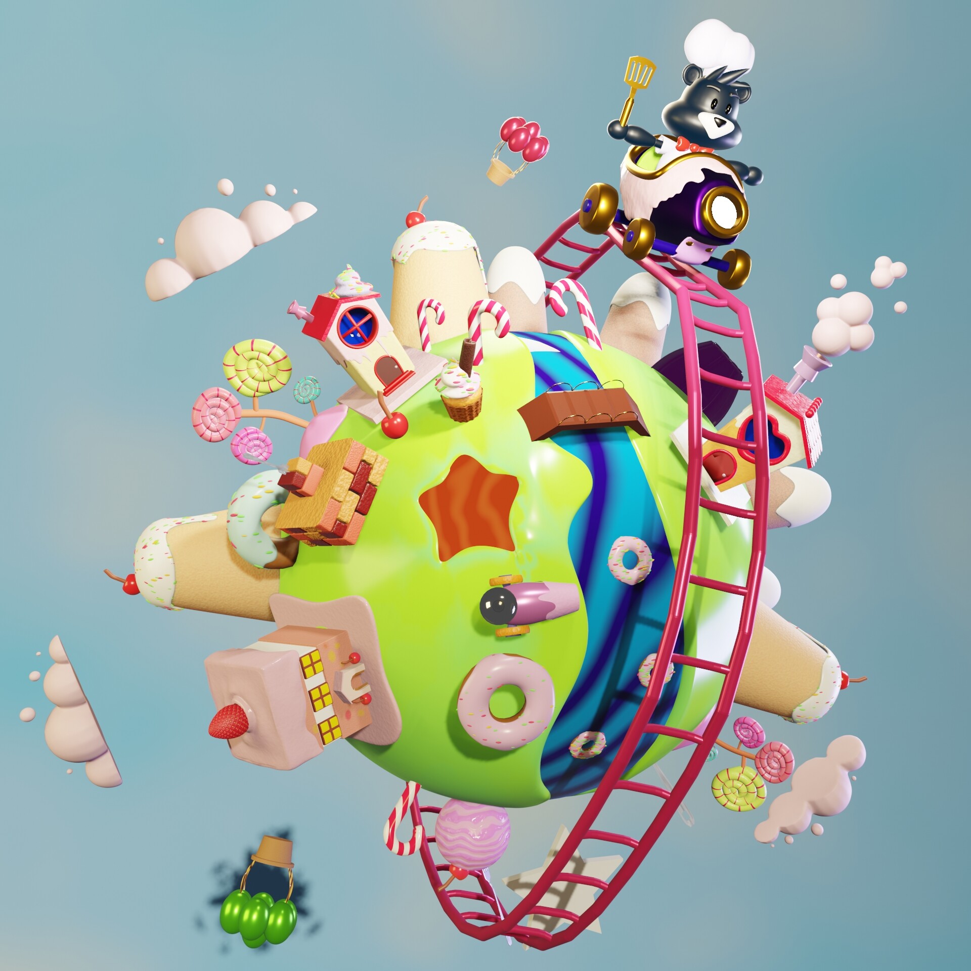 ArtStation - Candy World