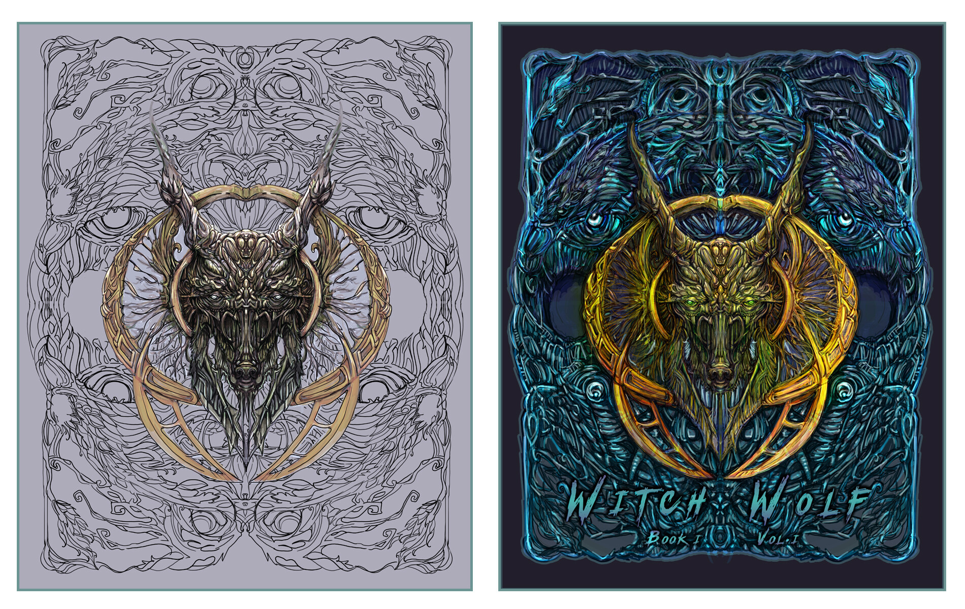 ArtStation - Witch Wolf Concept Media Cover