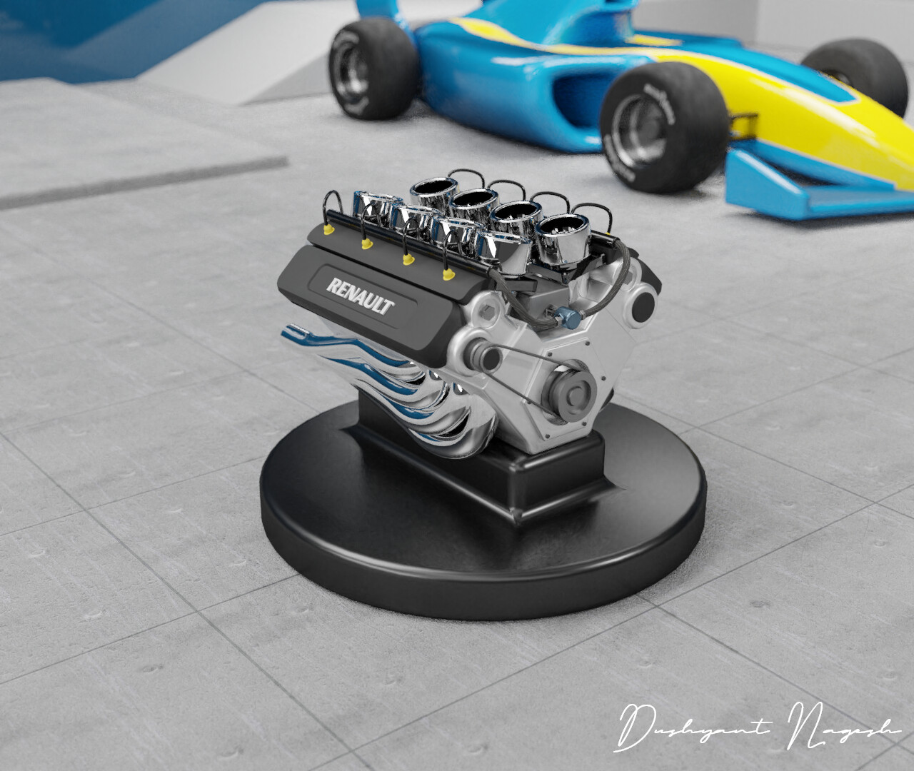 ArtStation - Formula 1 Engine