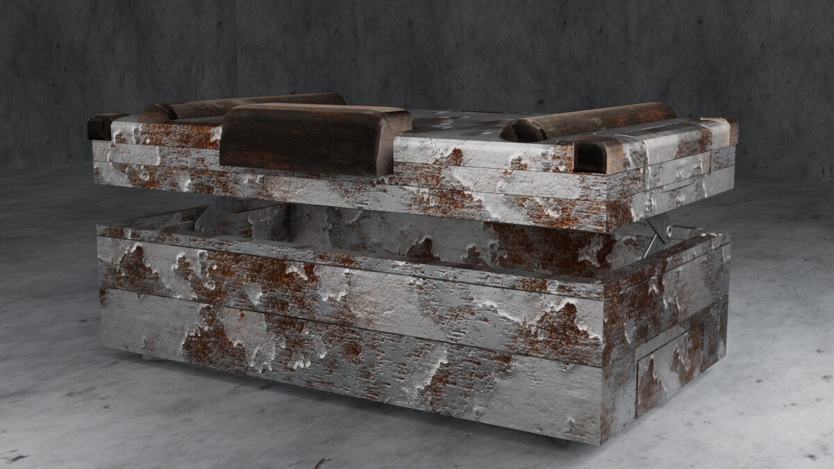 ArtStation - rusted tool box