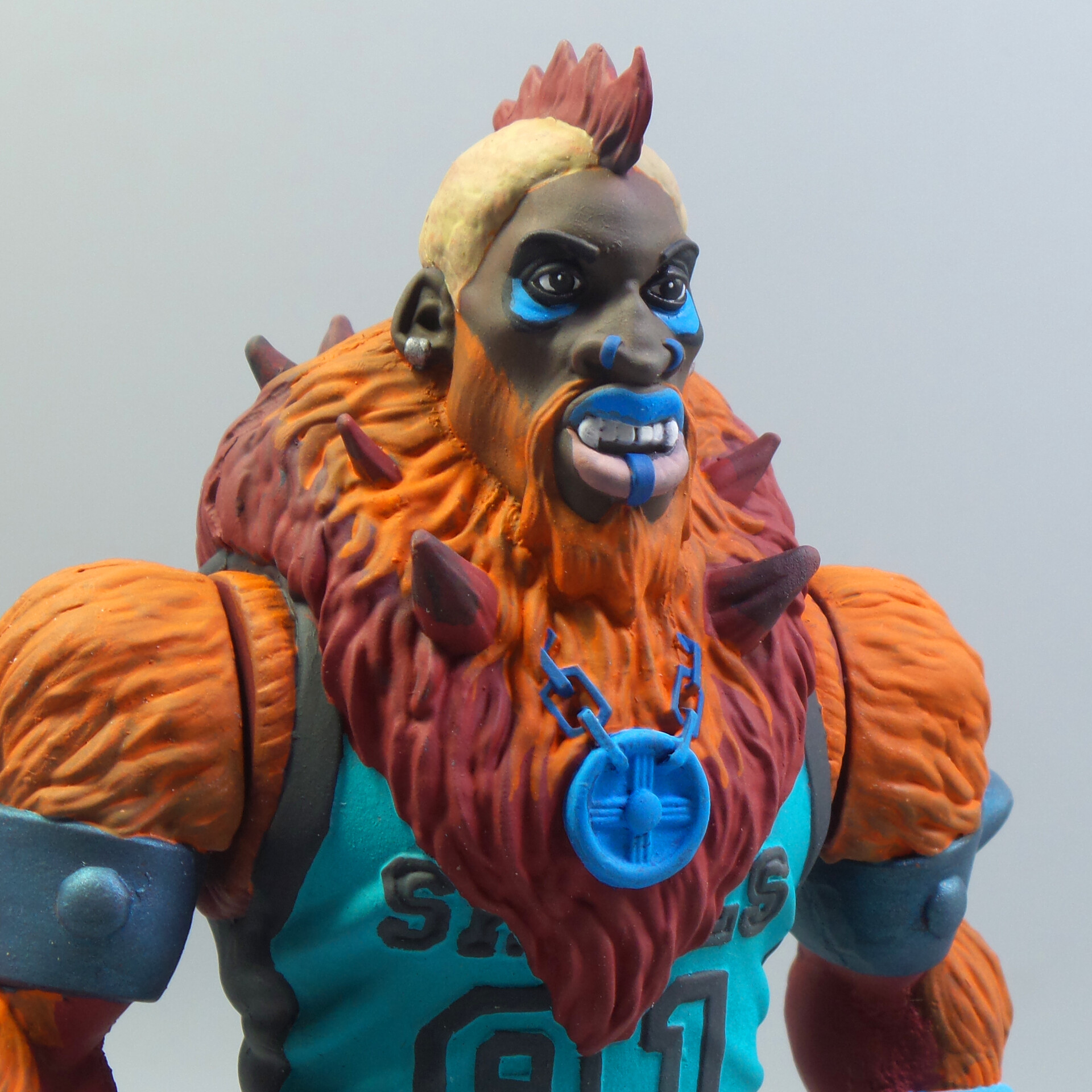 ArtStation - Beast R. Man! Dennis Rodman + Beast Man