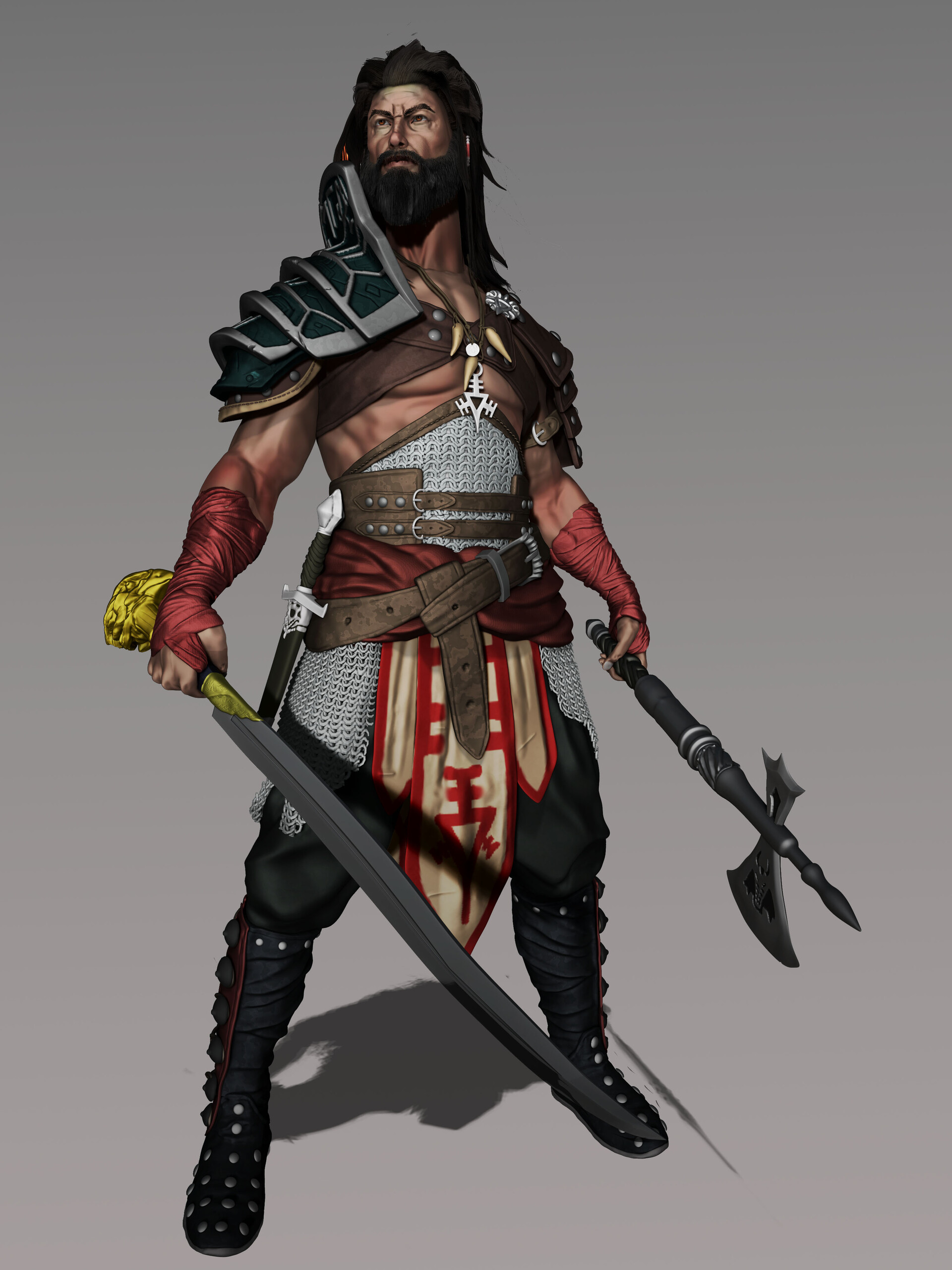 ArtStation - Warrior Male