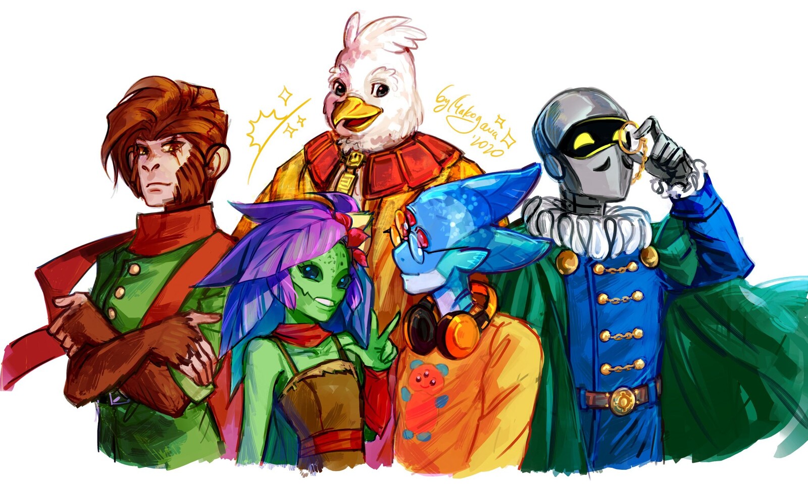 Katherine Makoyana - Starbound fanart