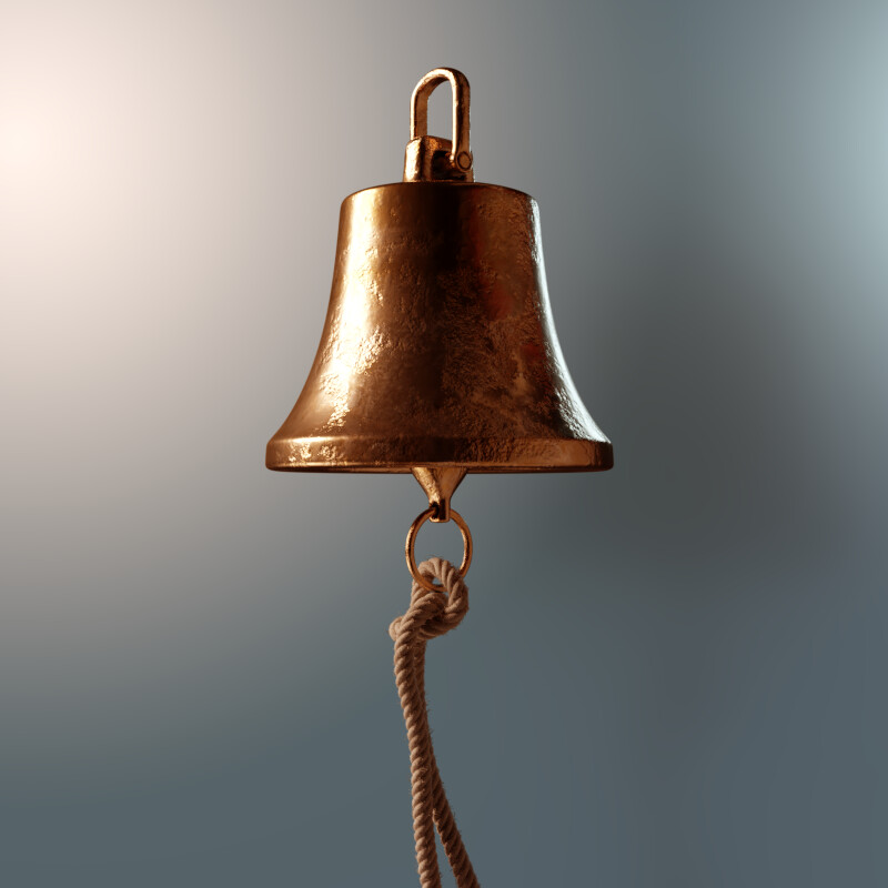 ArtStation - Bell with rope