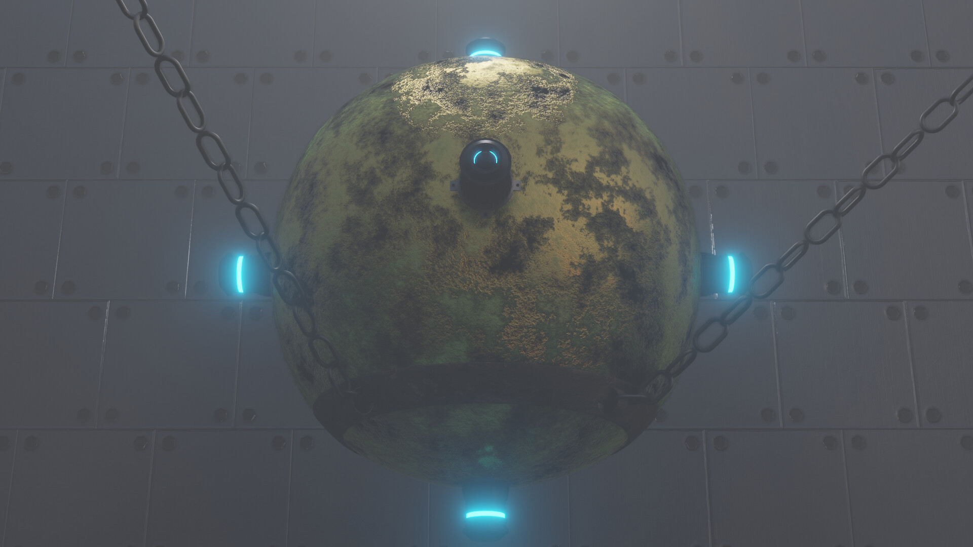 ArtStation - Gold Chained Sci Fi Ball