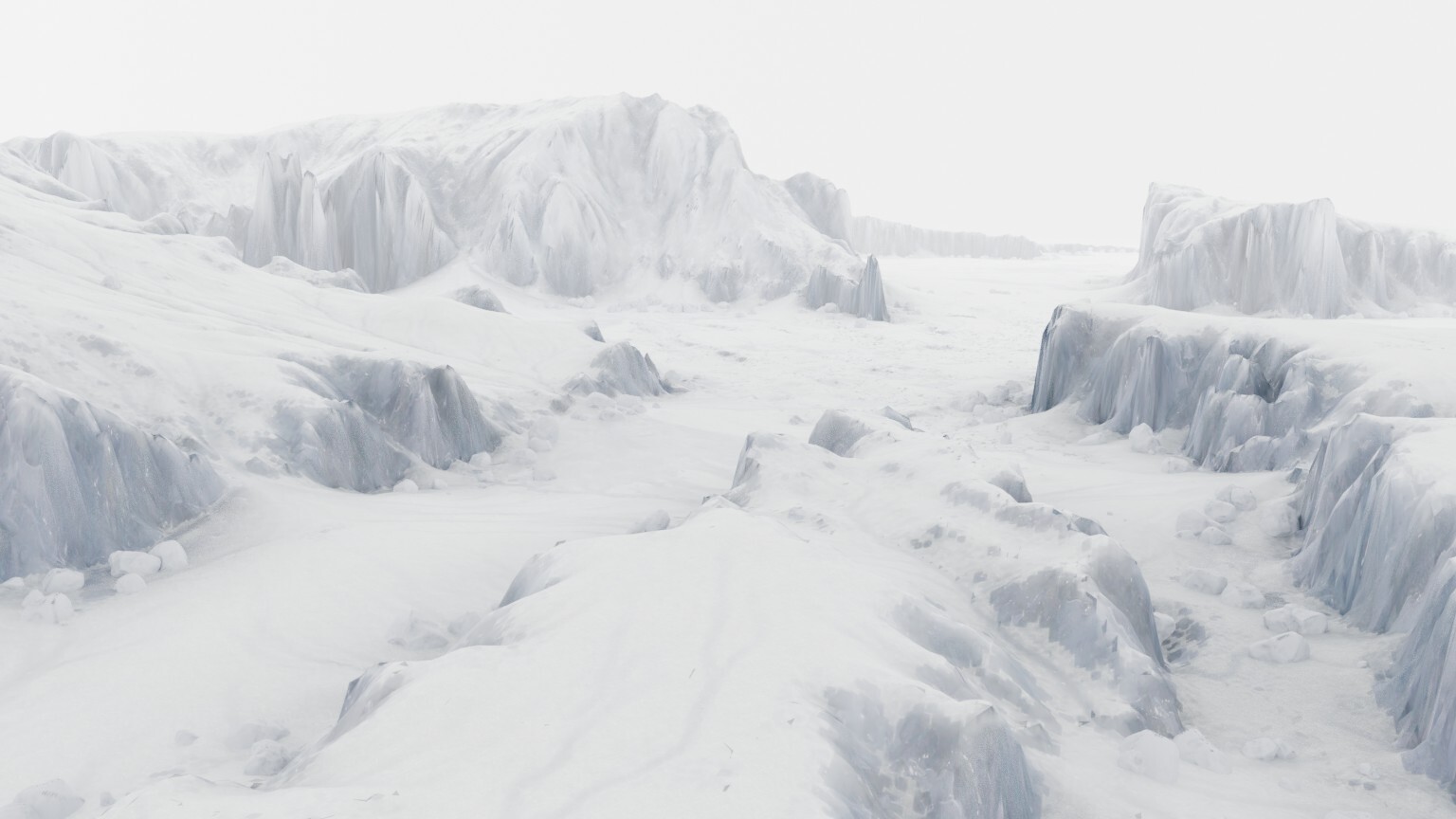 ArtStation - Polar pack ice