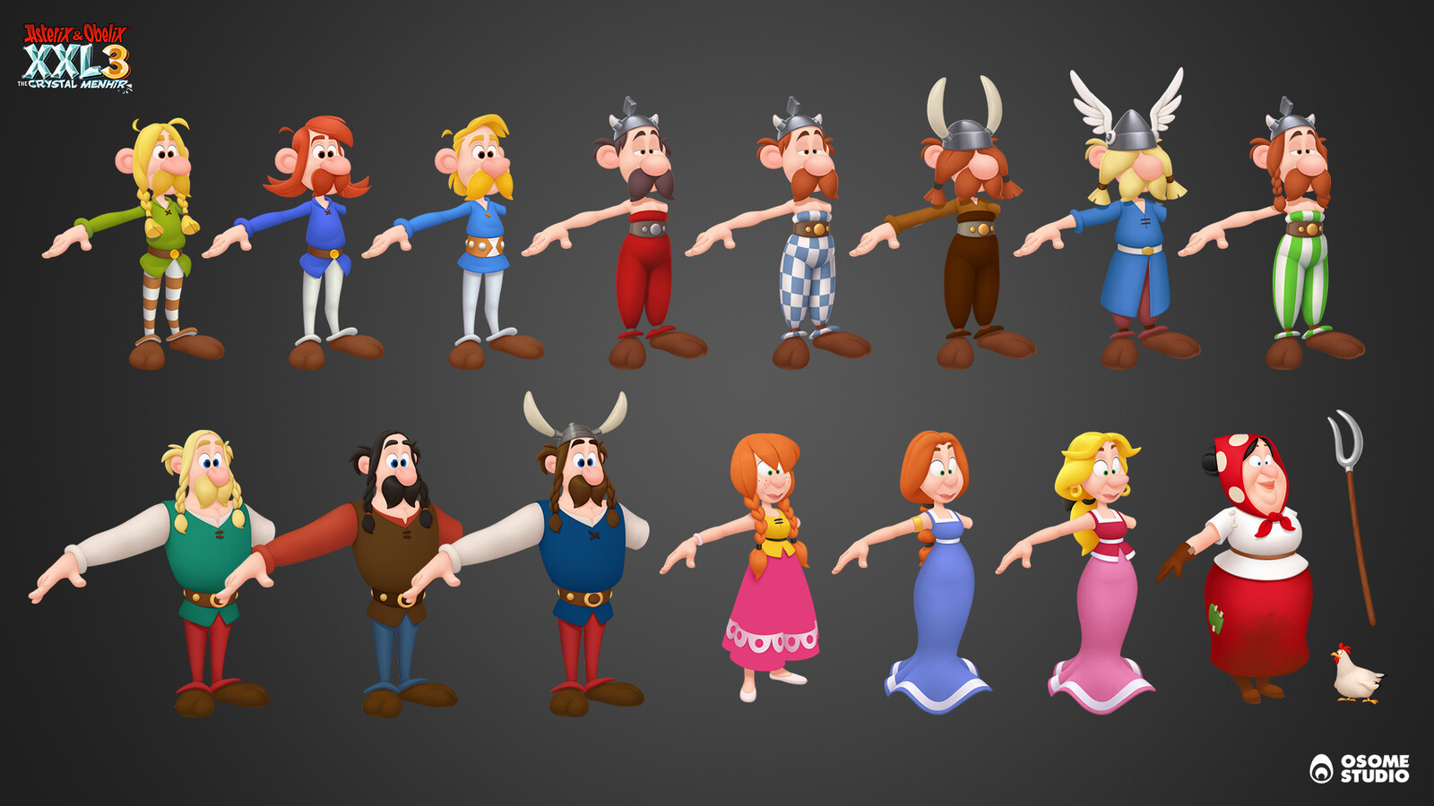Ocellus - SERVICES - Asterix & Obelix XXL 3 - Villagers