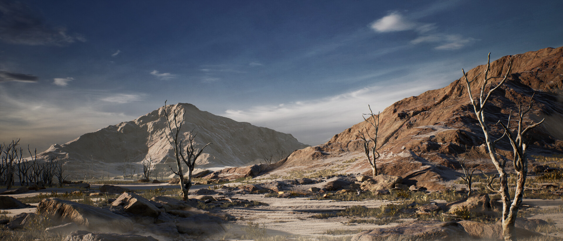 ArtStation - DESERT LANDSCAPE