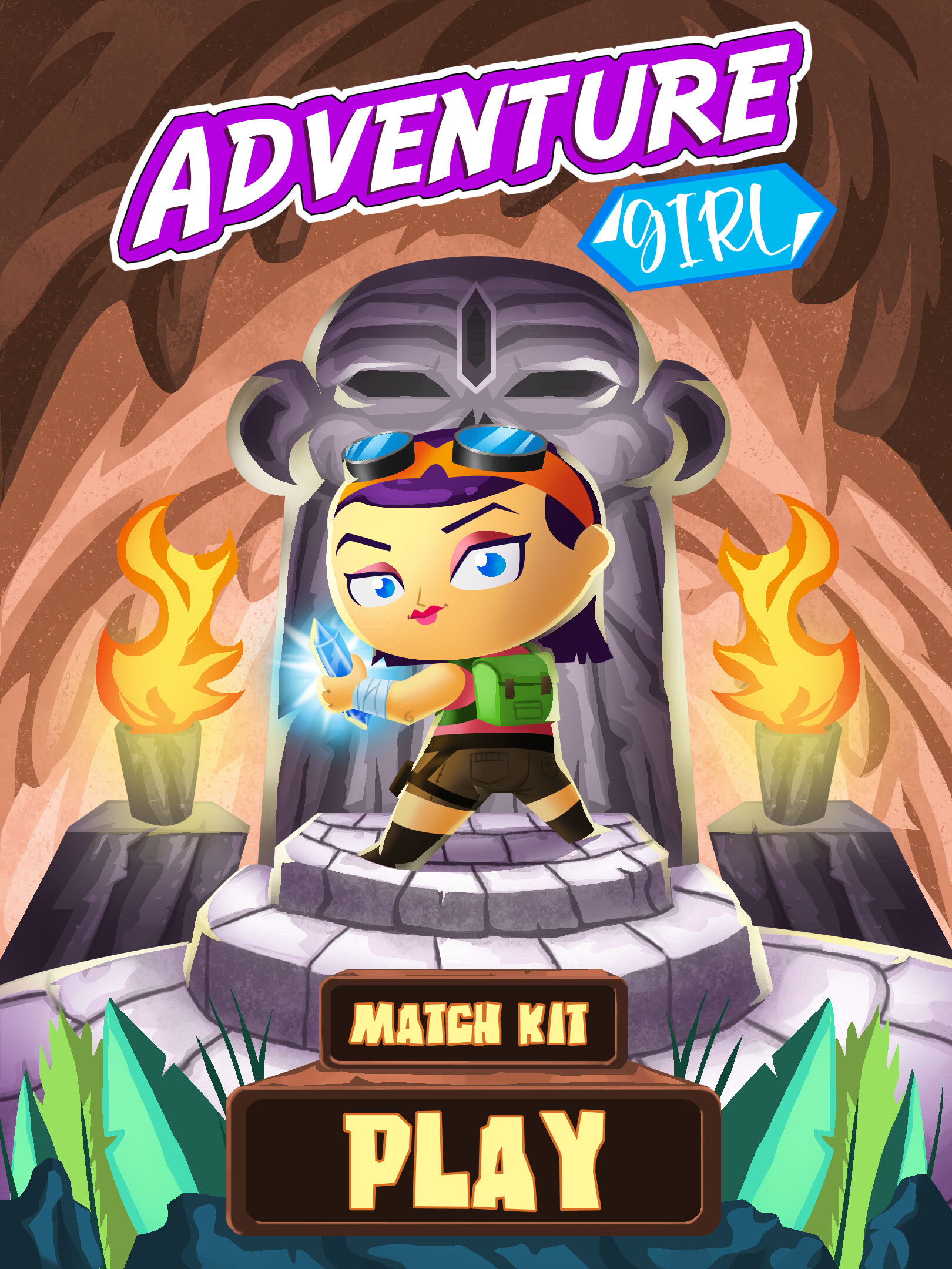 ArtStation - Adventure Girl - Video Game art & UI