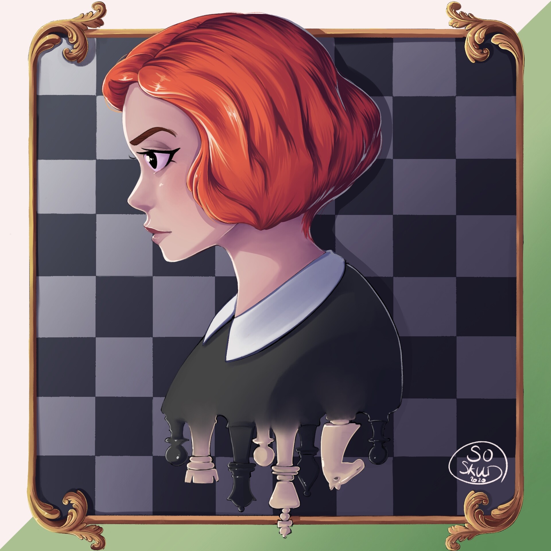 ArtStation - The Queen’s Gambit Fanart