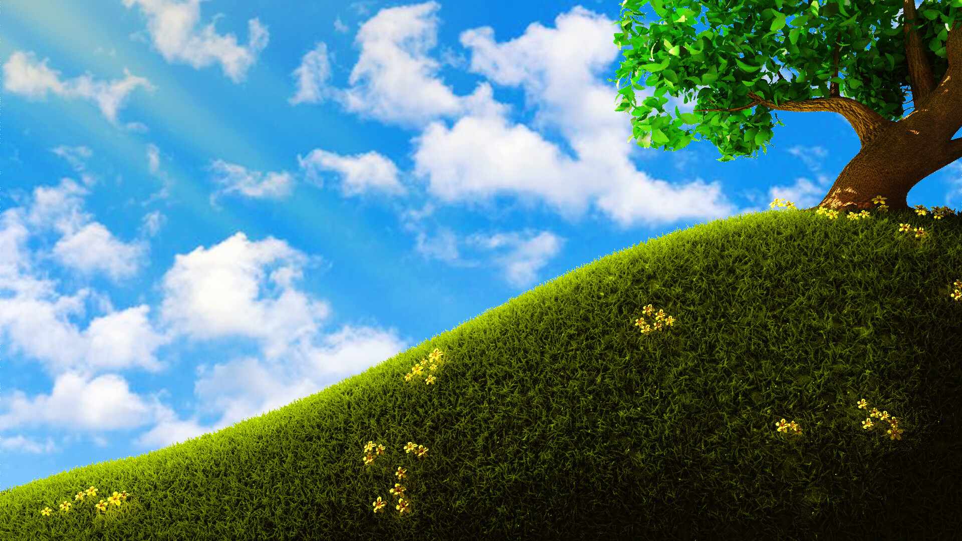 ArtStation - Day Stylized Background