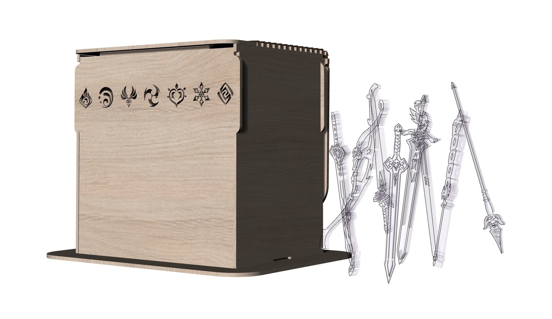 ArtStation - Genshin Impact box design