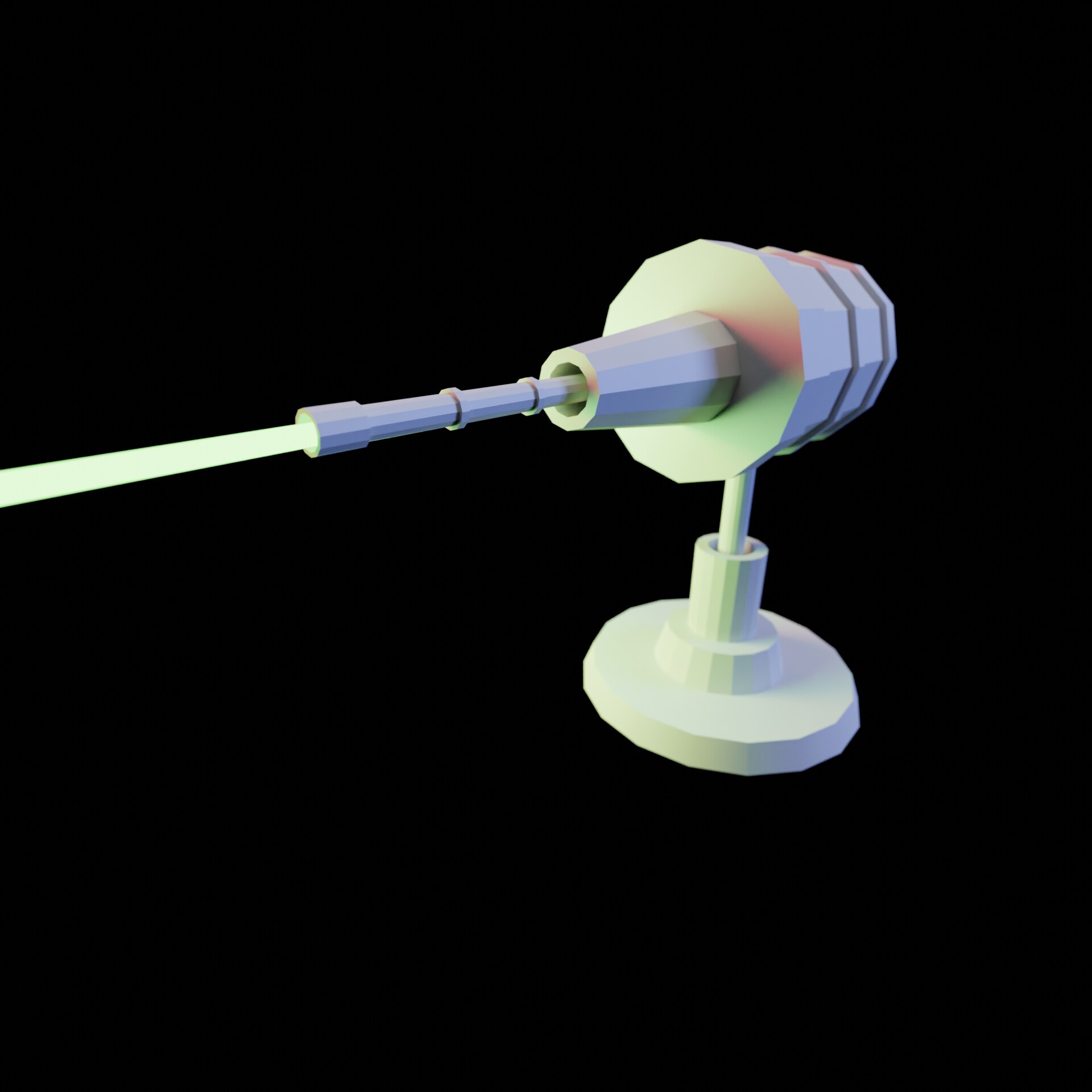 Vlad Bacila - Low Poly Turrets Concept | 3D Modeling