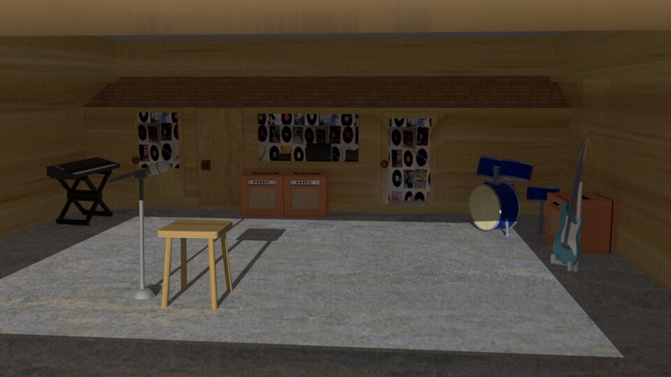 ArtStation - room model