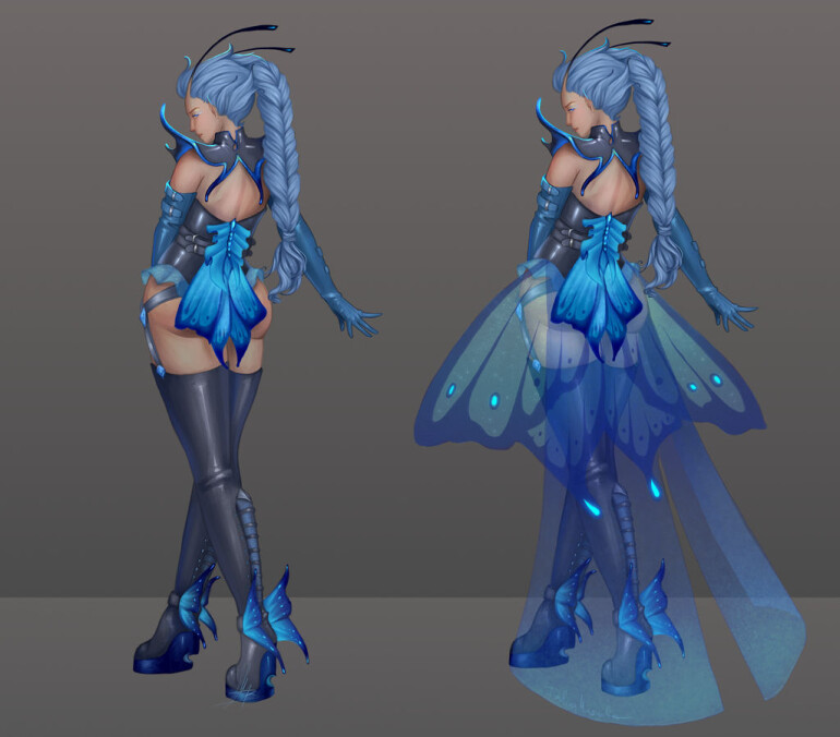 ArtStation - Blue Morpho
