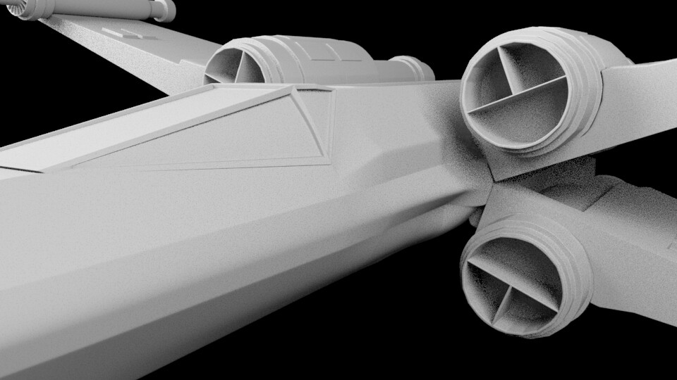MJ G - X-Wing Untextured