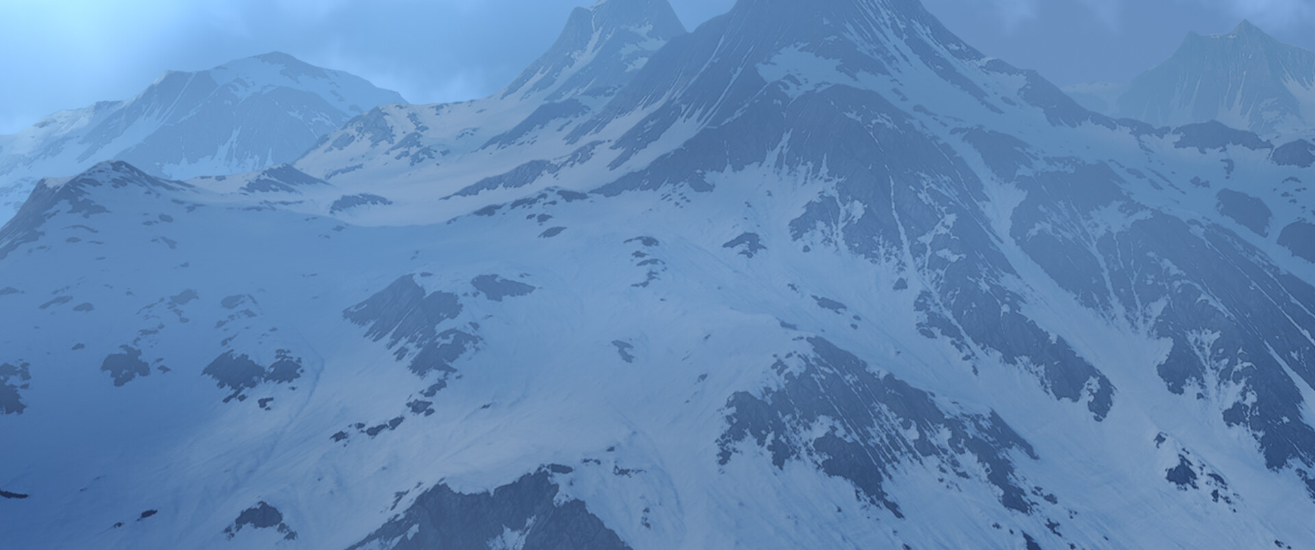 Eric Bouffard - Once Upon A Snowman Matte Paintings