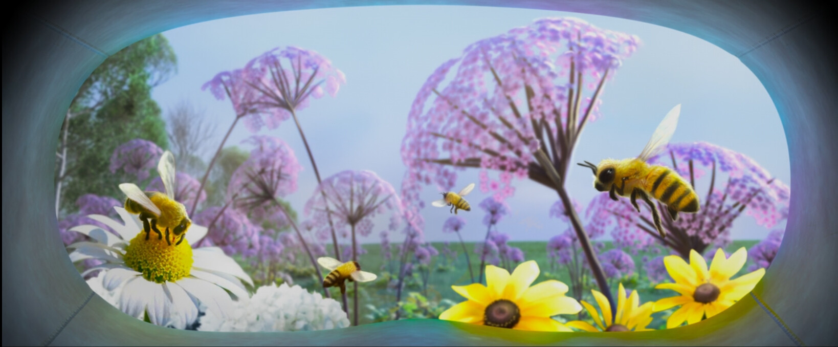 Eric Bouffard - Once Upon A Snowman Matte Paintings