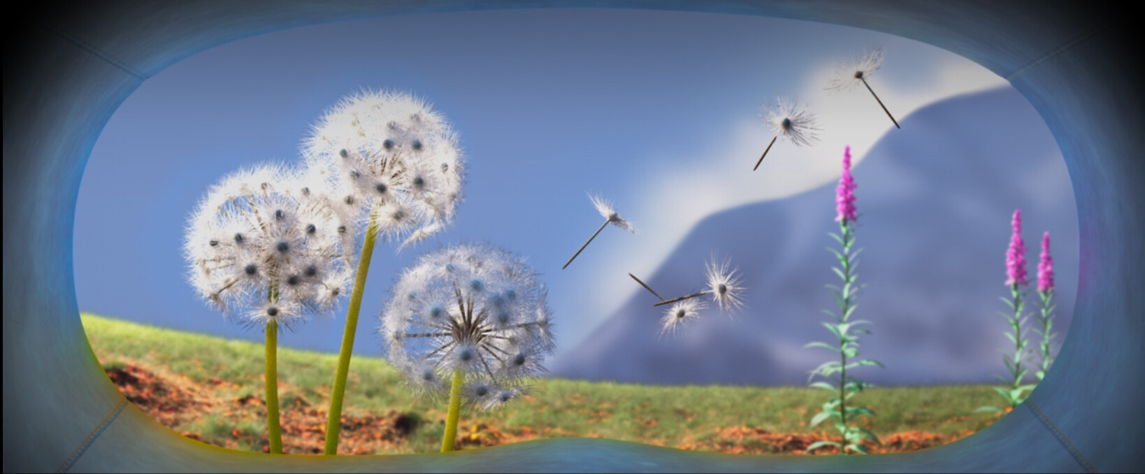 Eric Bouffard - Once Upon A Snowman Matte Paintings