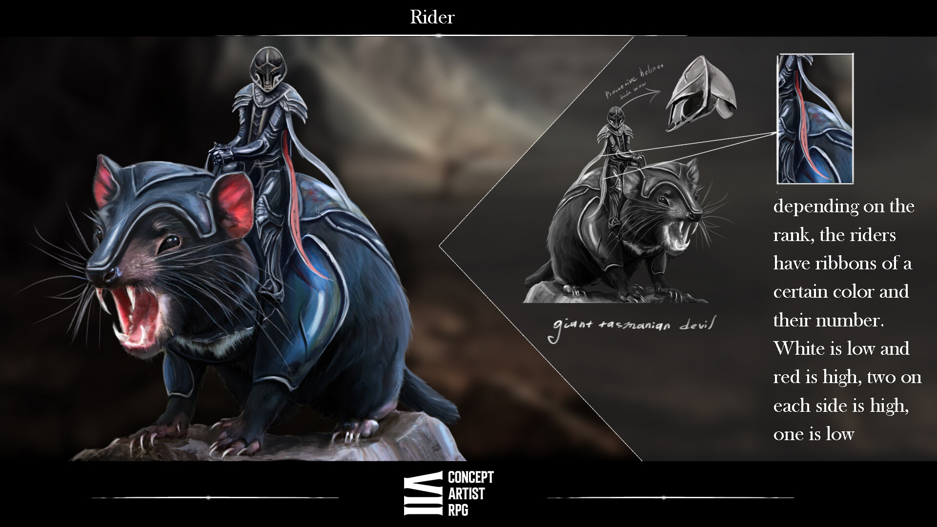 ArtStation - Concept Artist RPG: rider