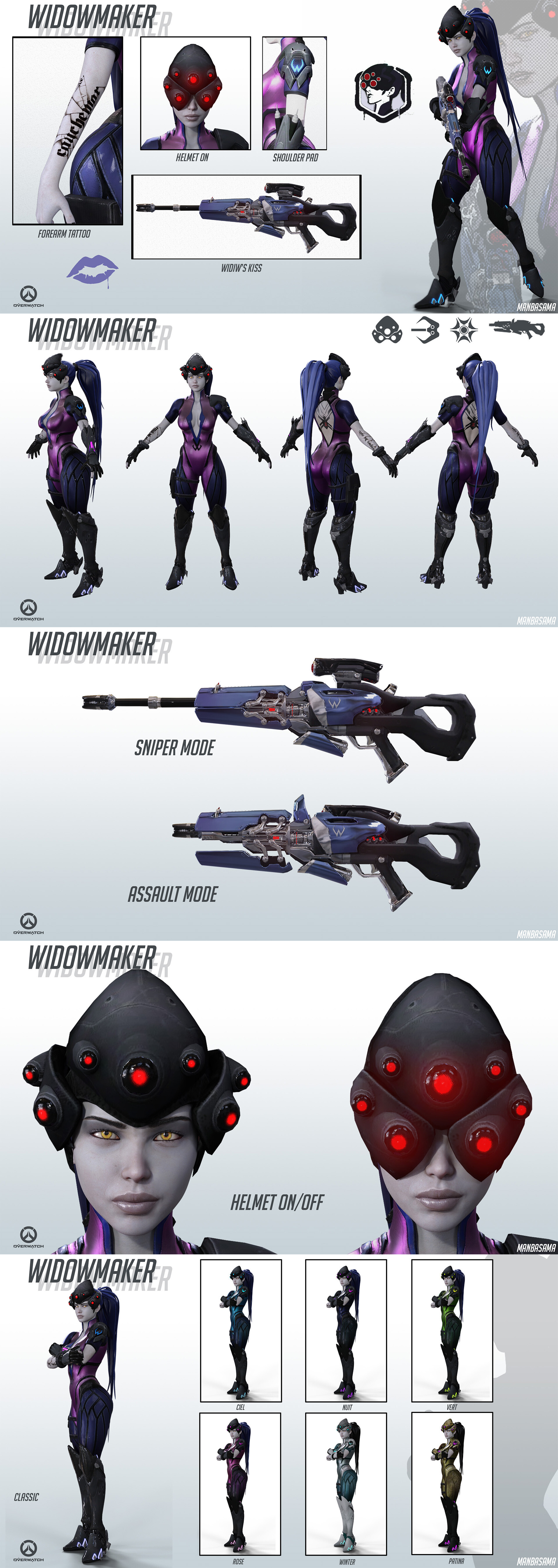 ArtStation - Widowmaker - Overwatch Reference