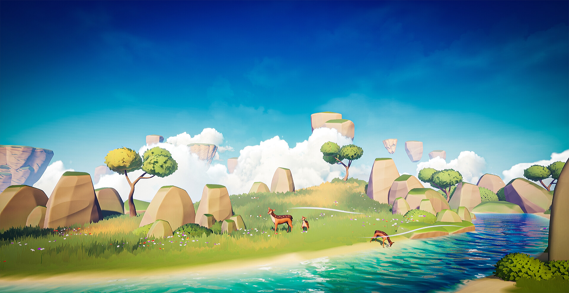 ArtStation - Stylized Landscape
