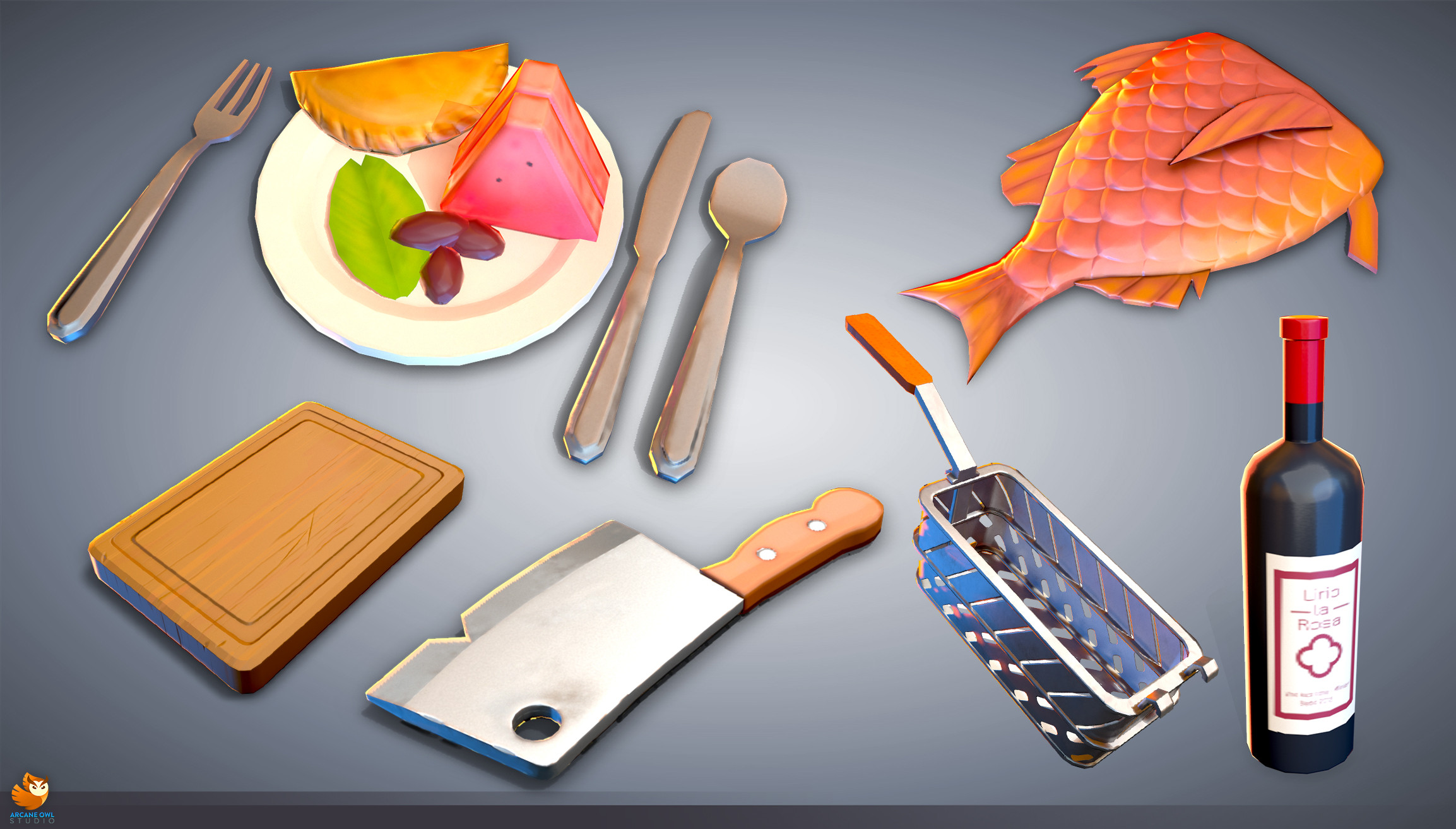 Arcane Owl Studio - Overwatch FanArt Props - Kitchen