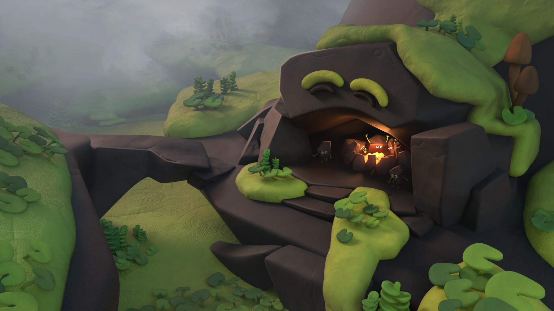 Matěj Šak - Pierre Animated Short - Environment and character renders