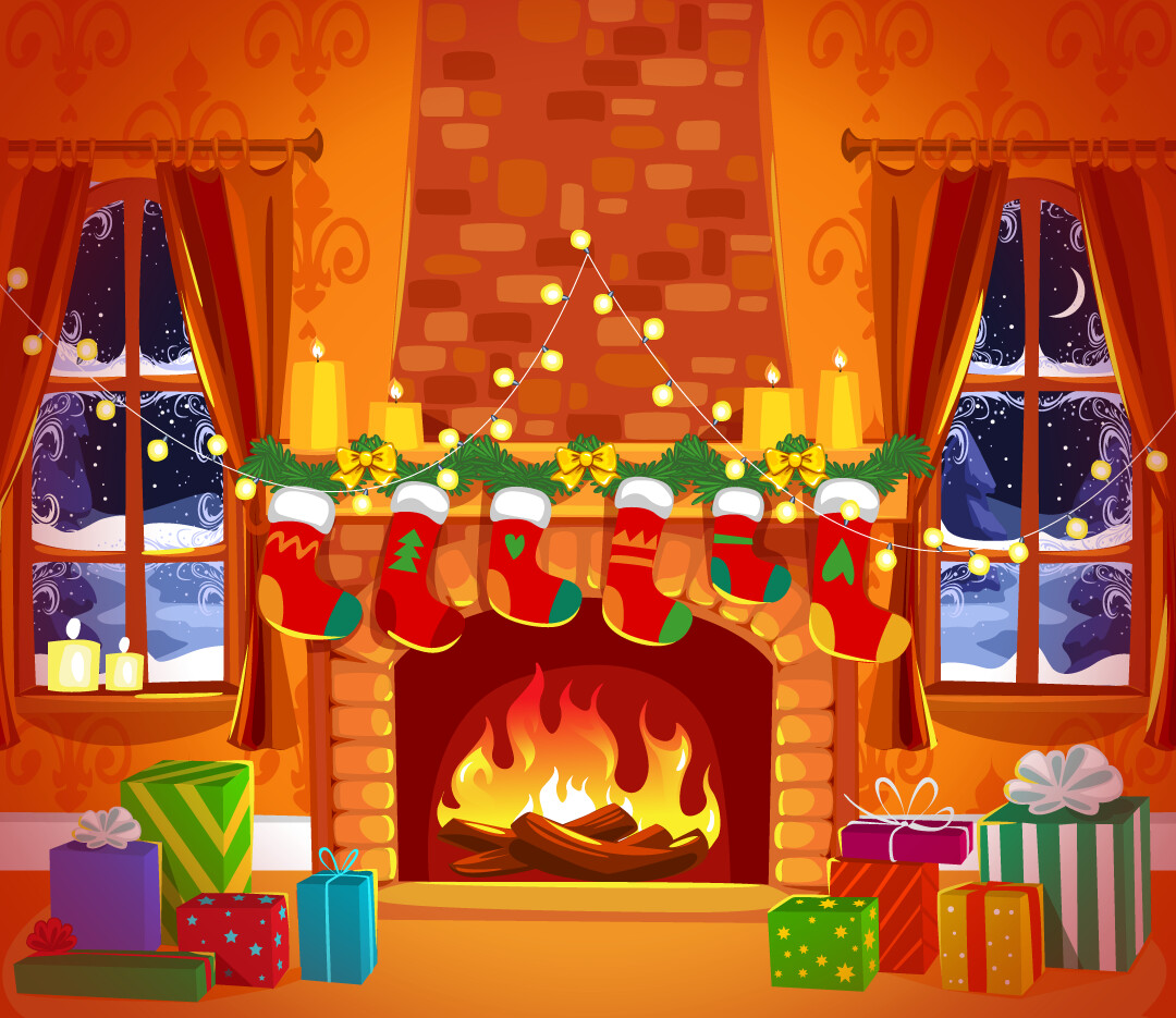 ArtStation - Christmas Themed Background