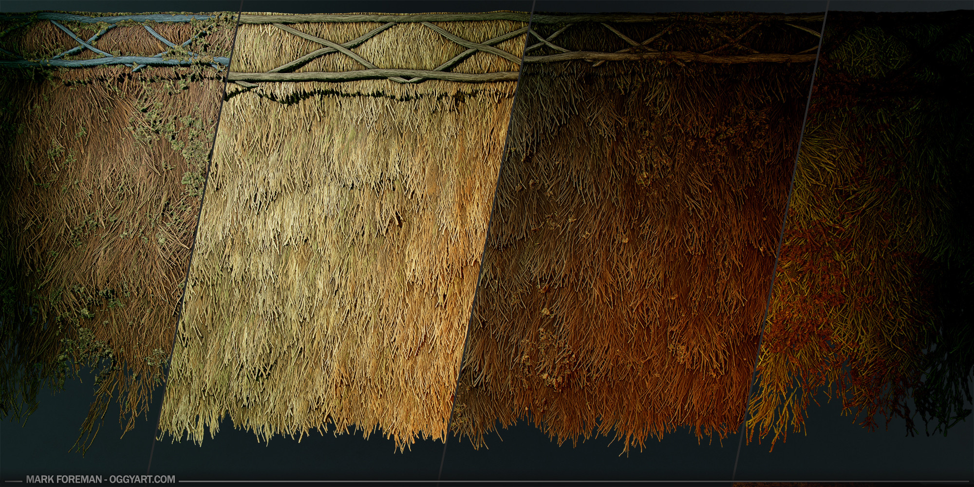 Mark Foreman - Medieval Thatch Roof - Substance Source Signature Collection