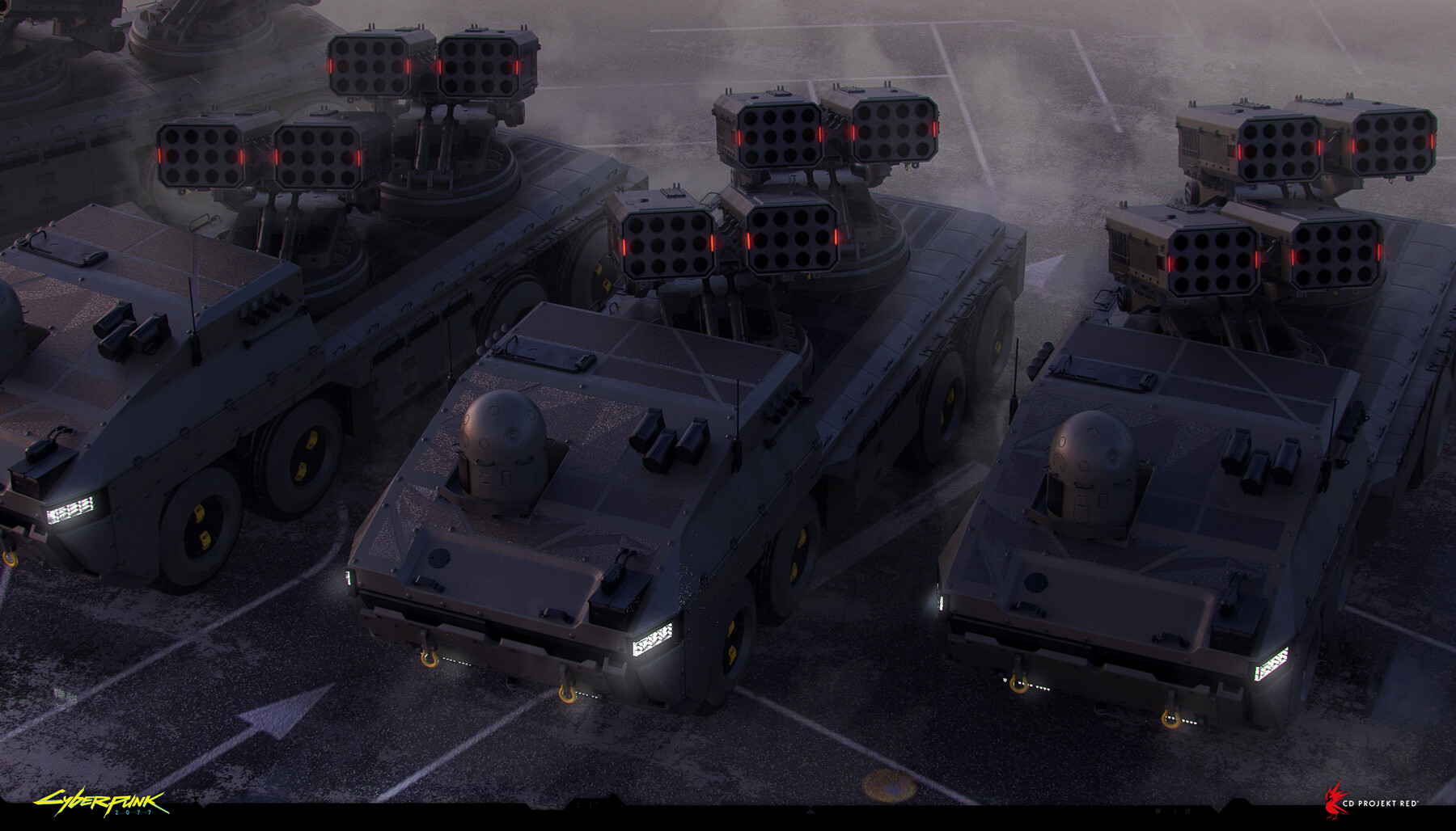 Filippo Ubertino - Militech Truck Concept - Cyberpunk 2077