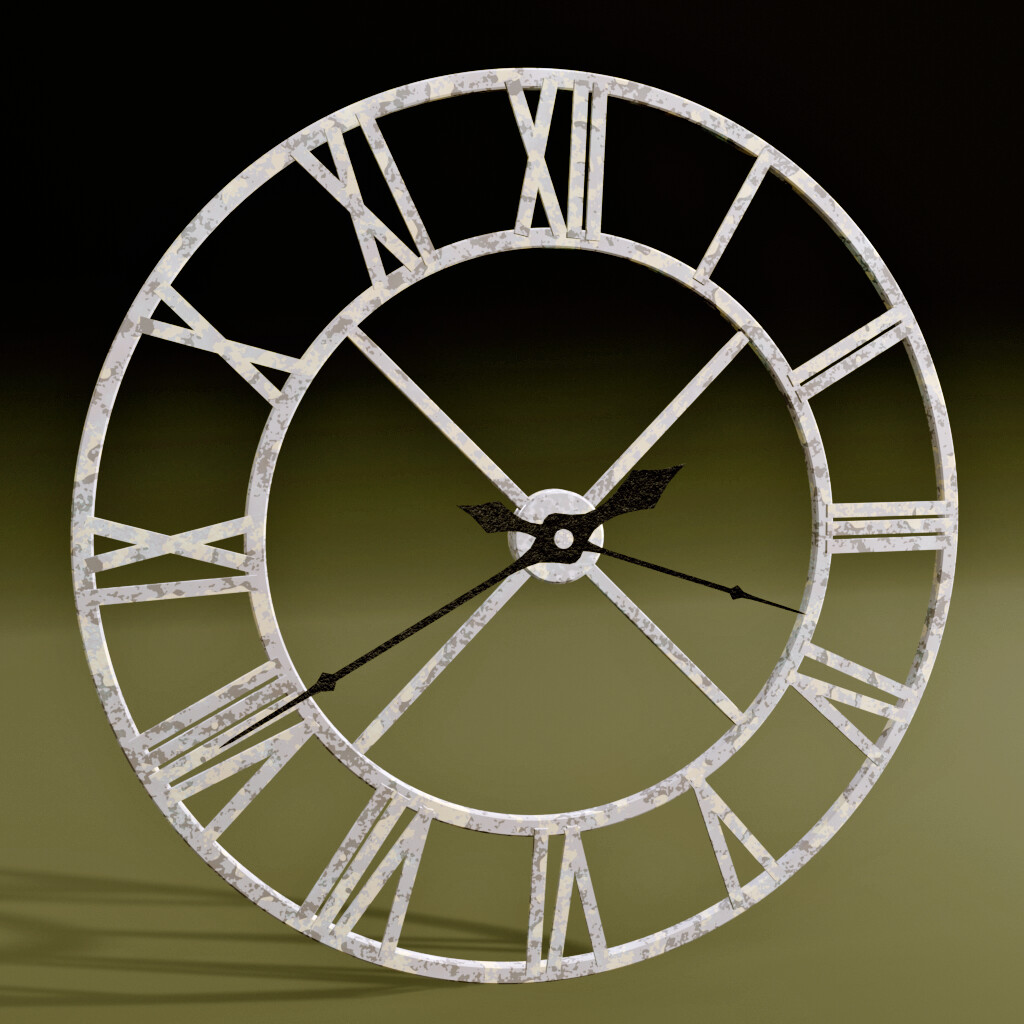 ArtStation - designer wall clock