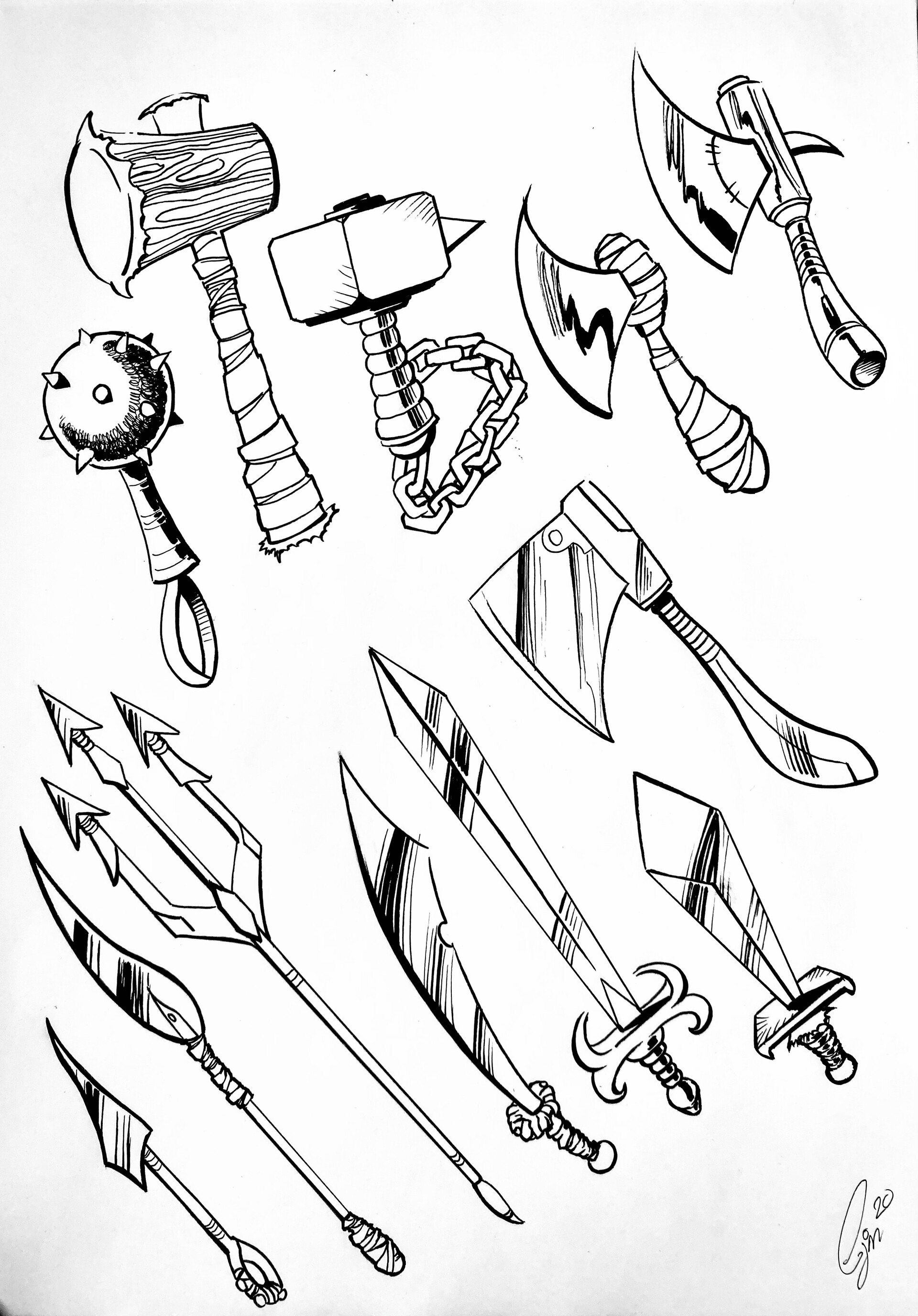 Colin Merrick - Traditional Weapons Study