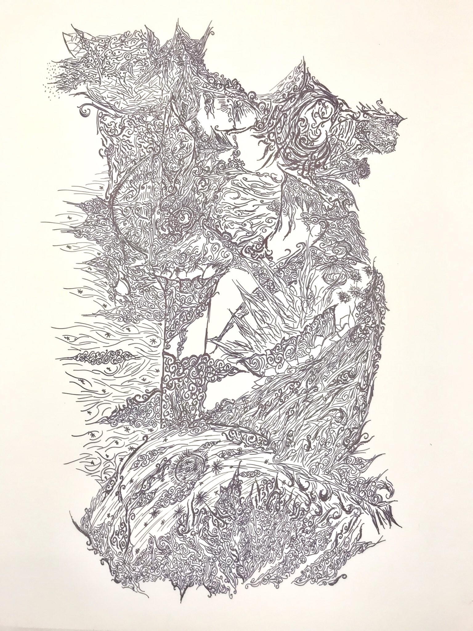 ArtStation - Abstract Line art examples