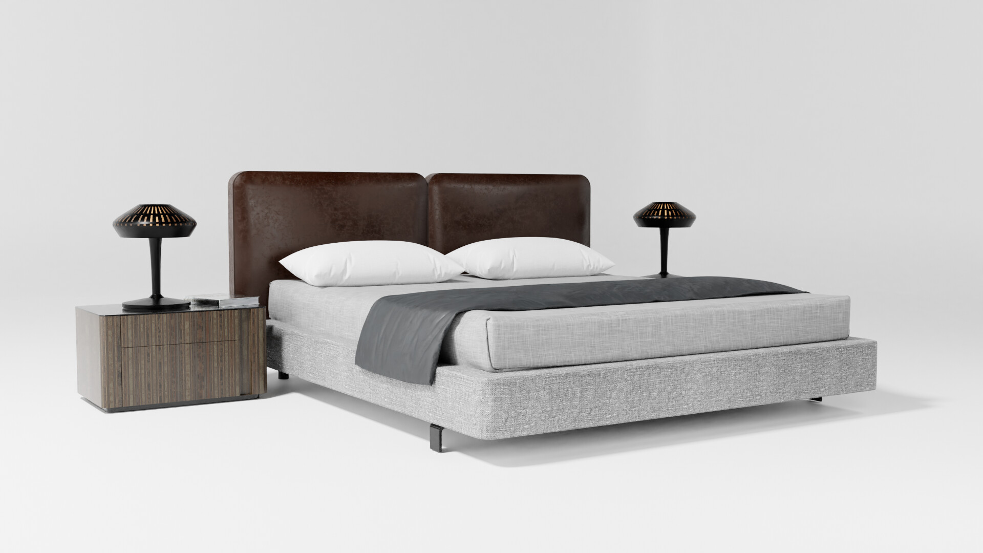 ArtStation - Minotti Tatlin Double bed