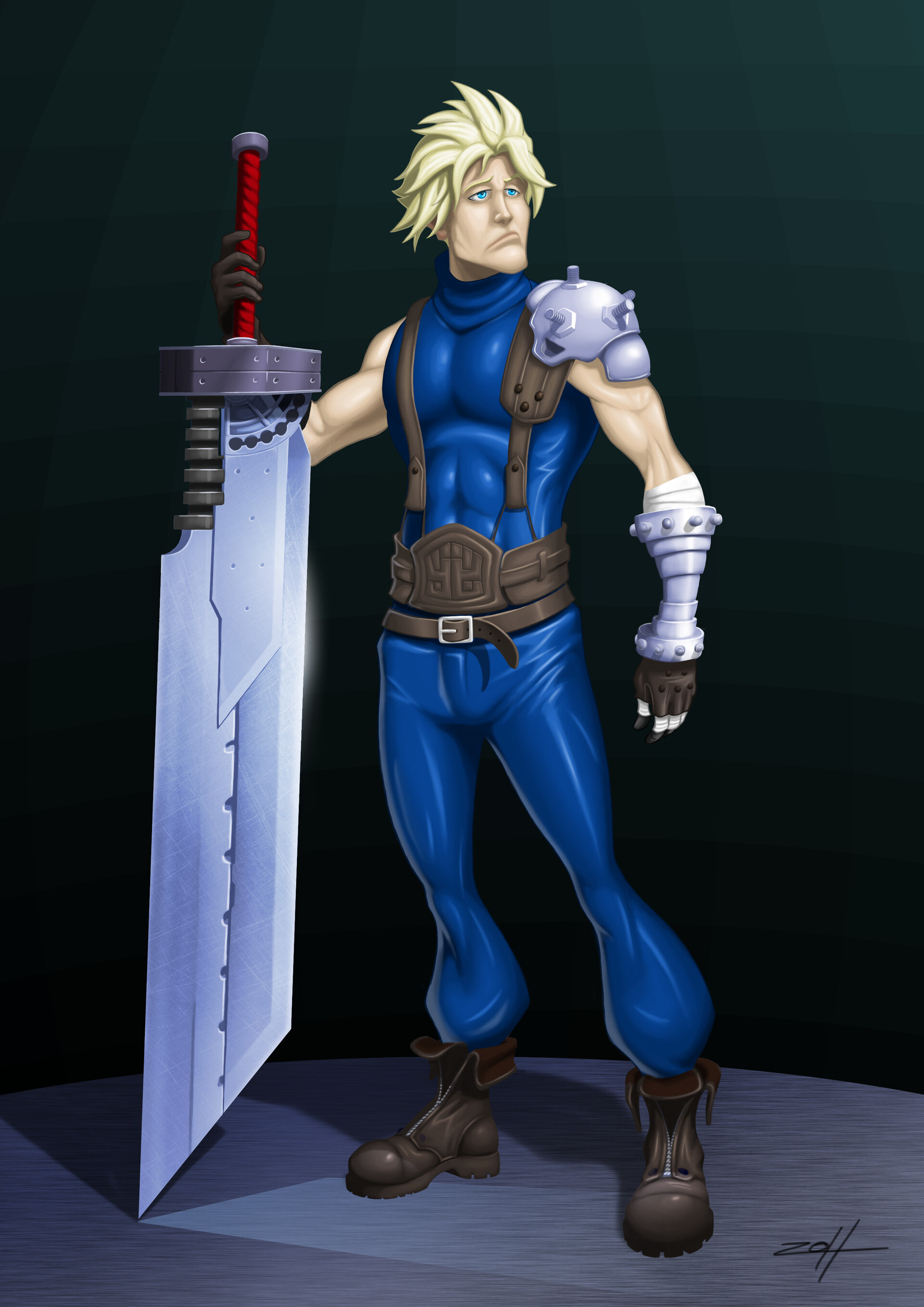 ArtStation - Cloud Strife FF 7