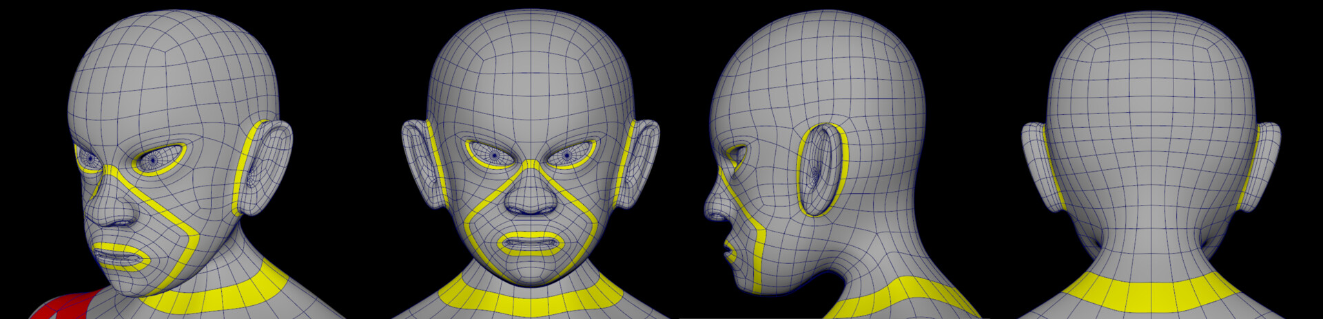 Akmal Yusof - Full Body Retopology