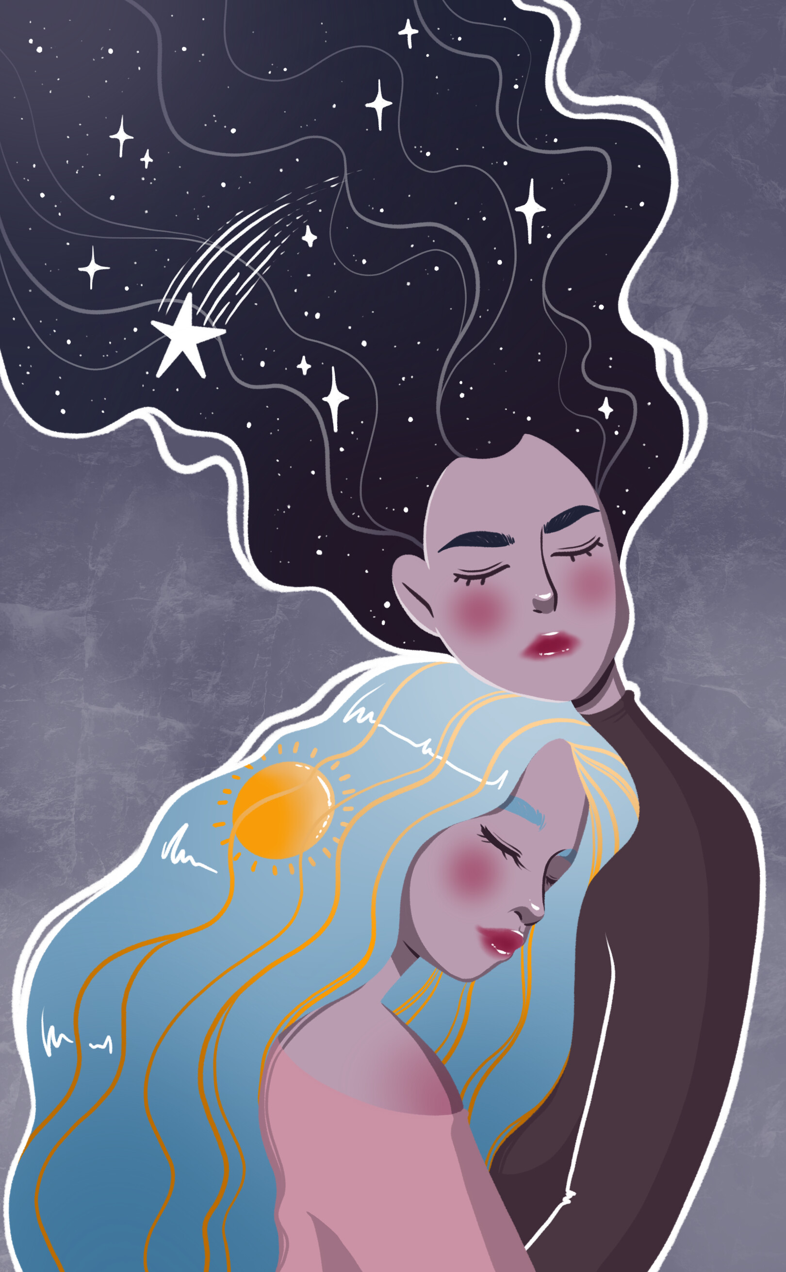 Moon And Sun Drawings Tumblr