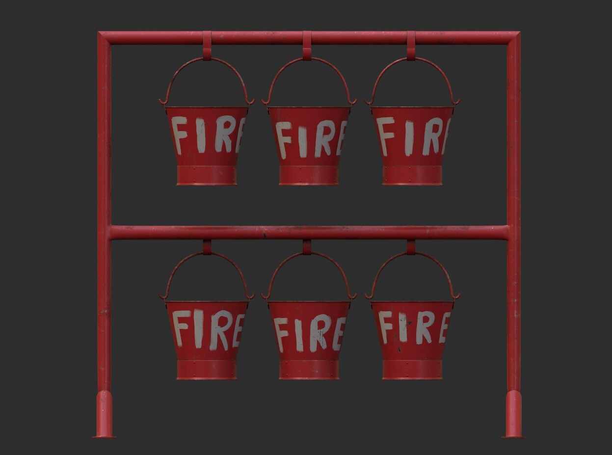 ArtStation - Fire Safety Bucket
